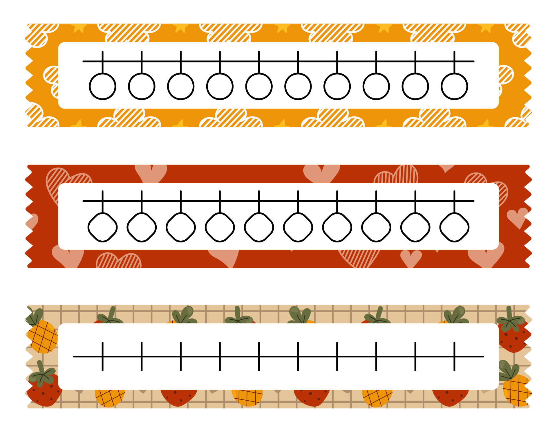 7 Best Images Of Printable Number Line Template Blank Number Line 