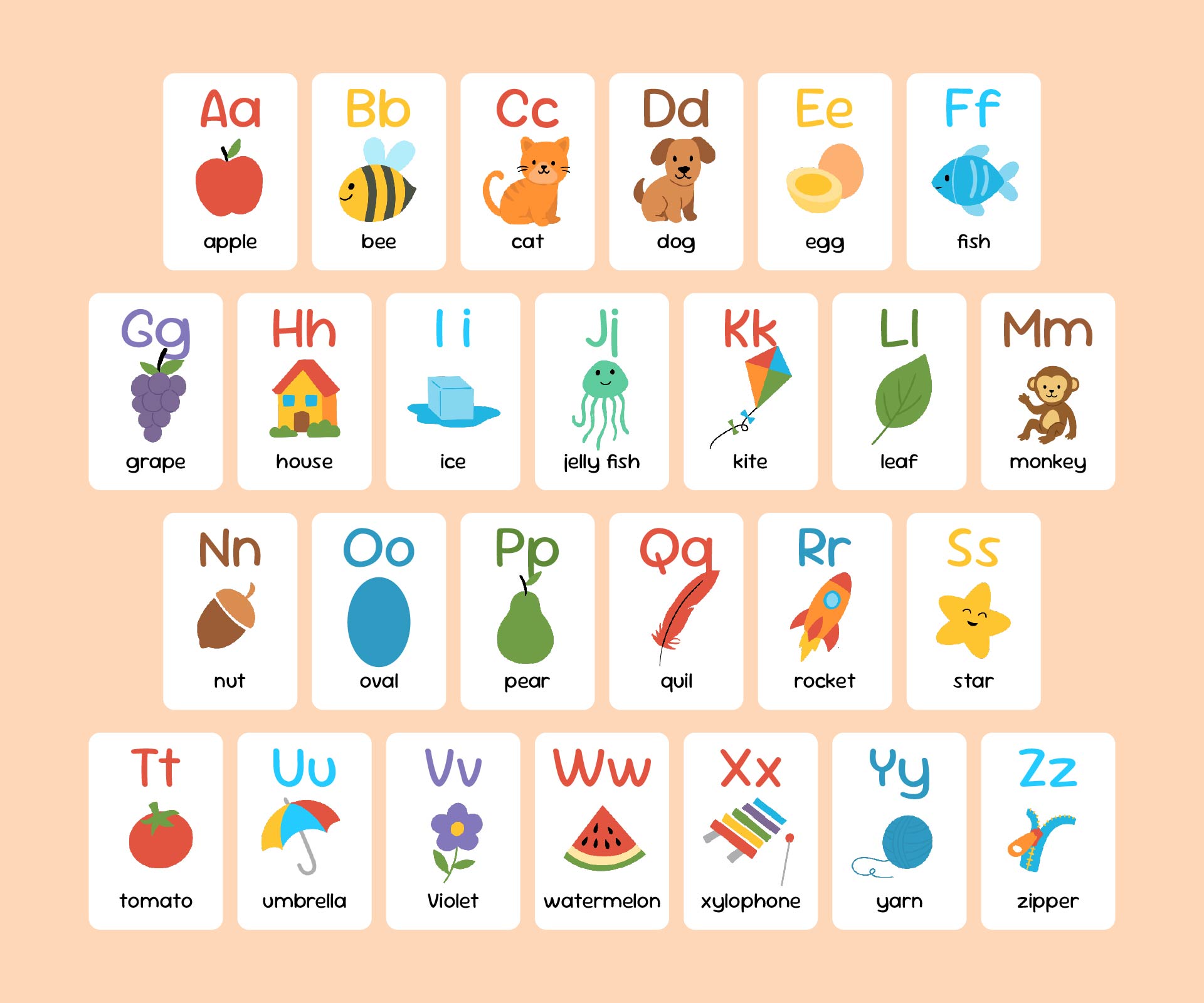 Printable Fundations Letter Cards Printable Word Searches