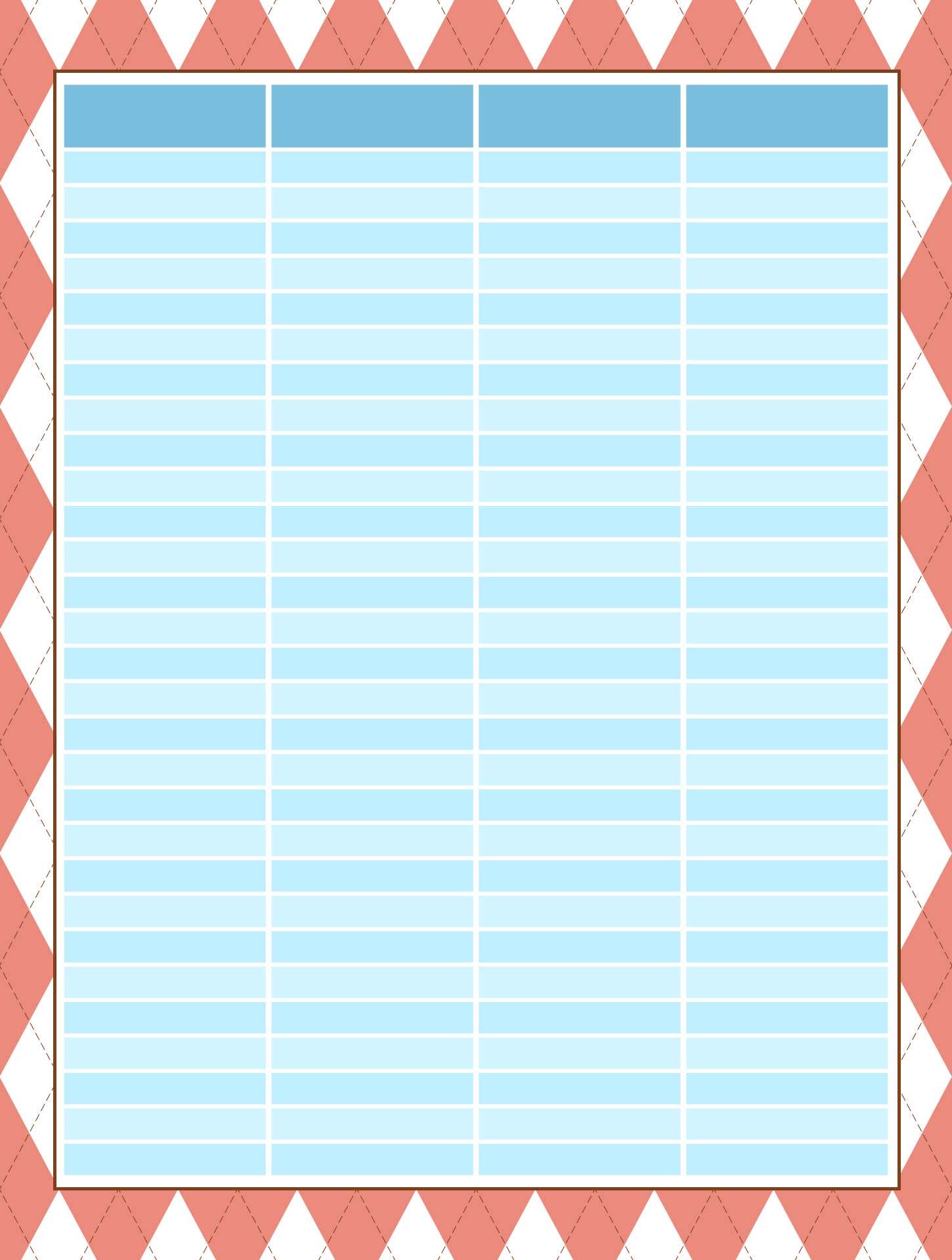 Printable Columns And Rows Printable Word Searches