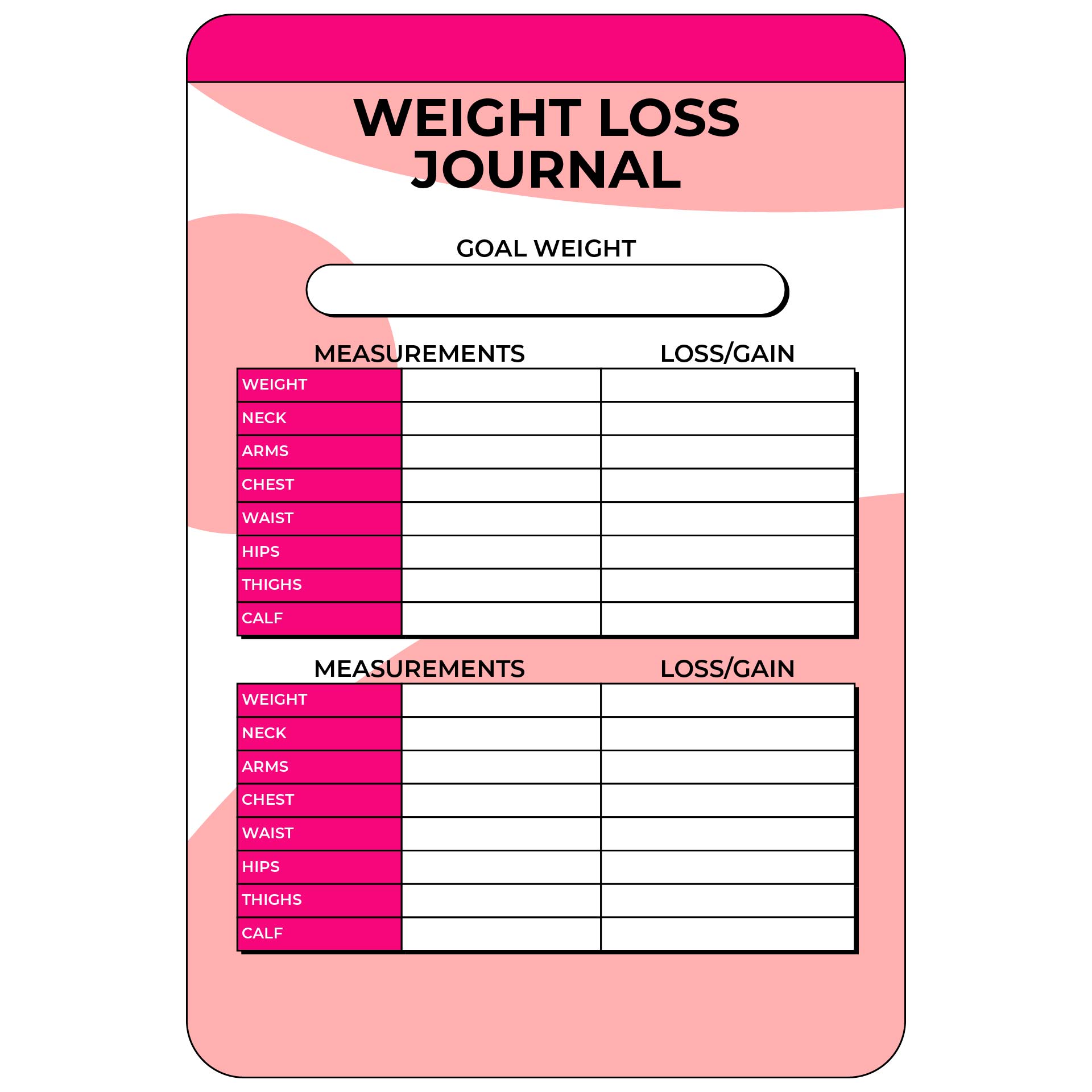 7 Best Images Of Free Printable Weight Loss Logs Free Printable Daily 7 Best Images Of Free Printable Weight Loss Logs Free Printable Daily