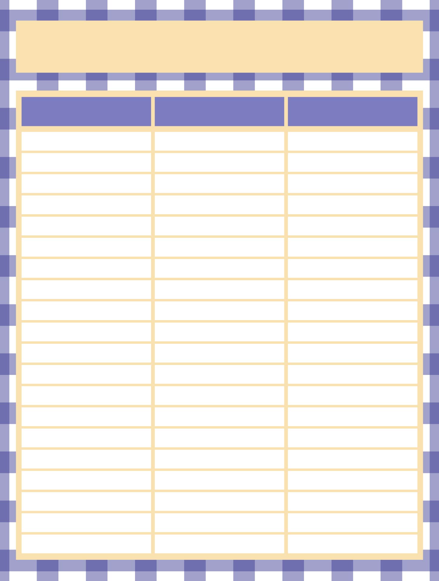 8 Best Images Of Printable Column Template 5 Columns Blank 10 Column 