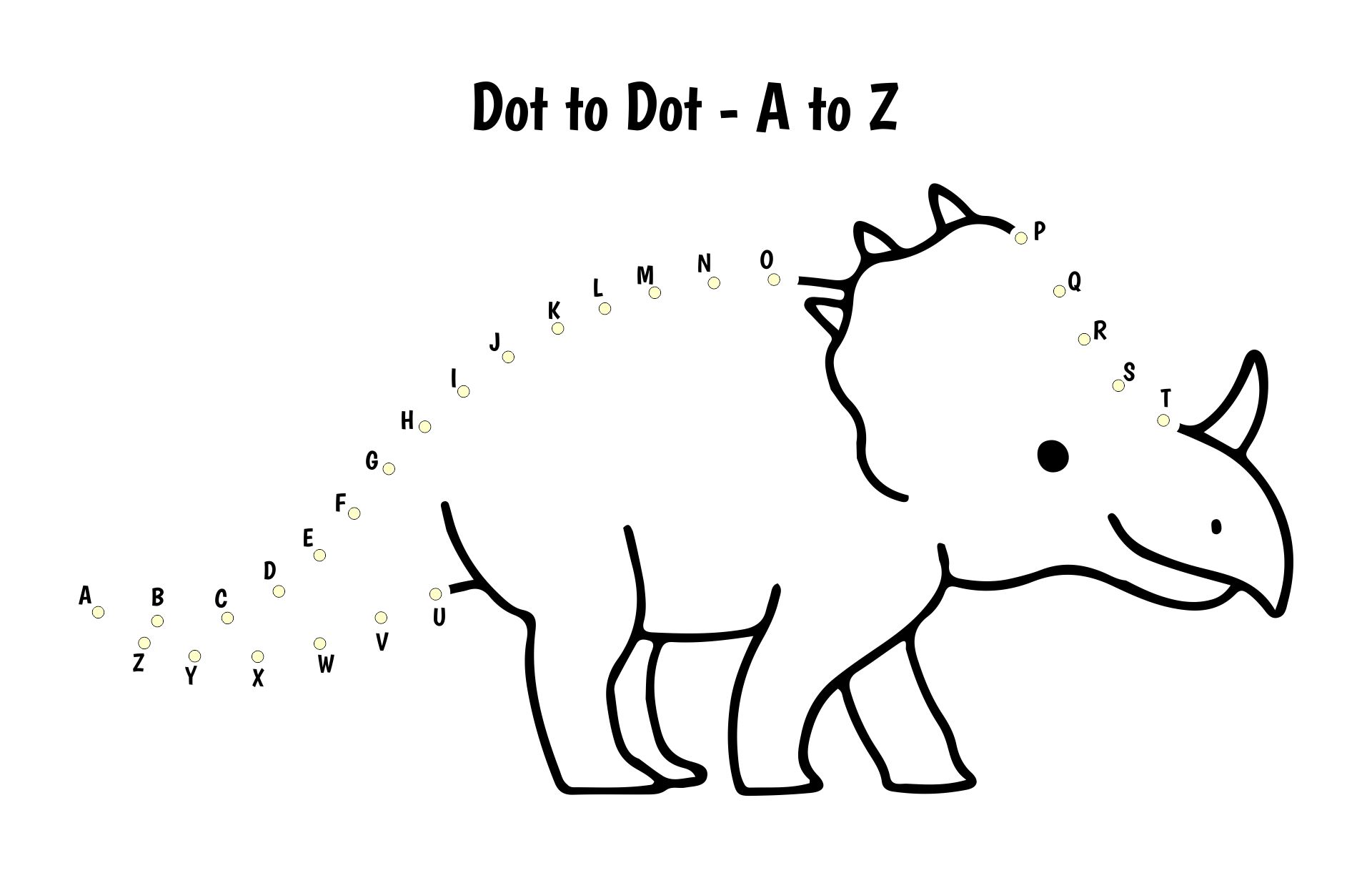 4 Best Images Of Free Printable Connect Dots Alphabet Free Printable 