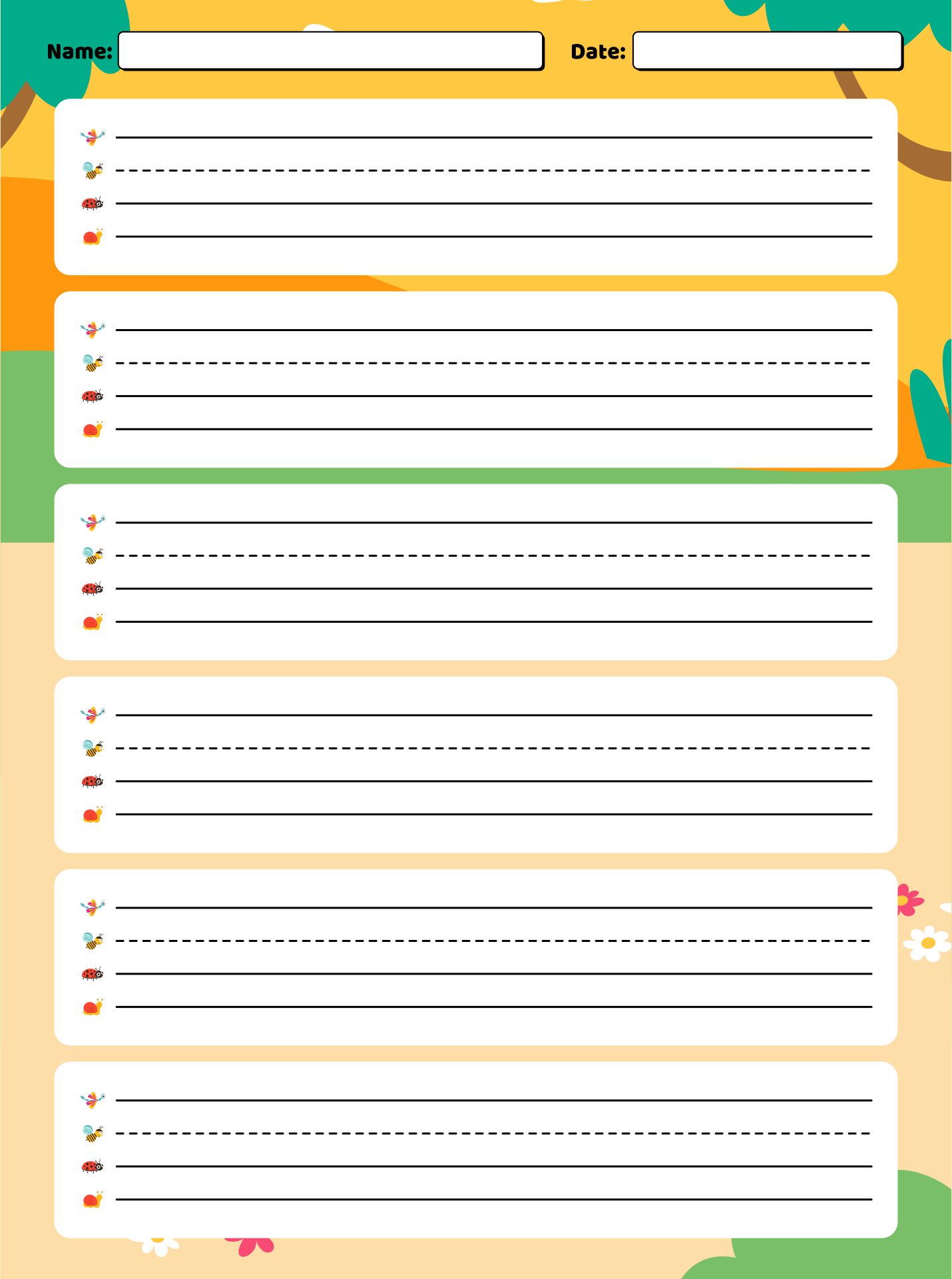 7 Best Images Of 1st Grade Handwriting Paper Printable Printable