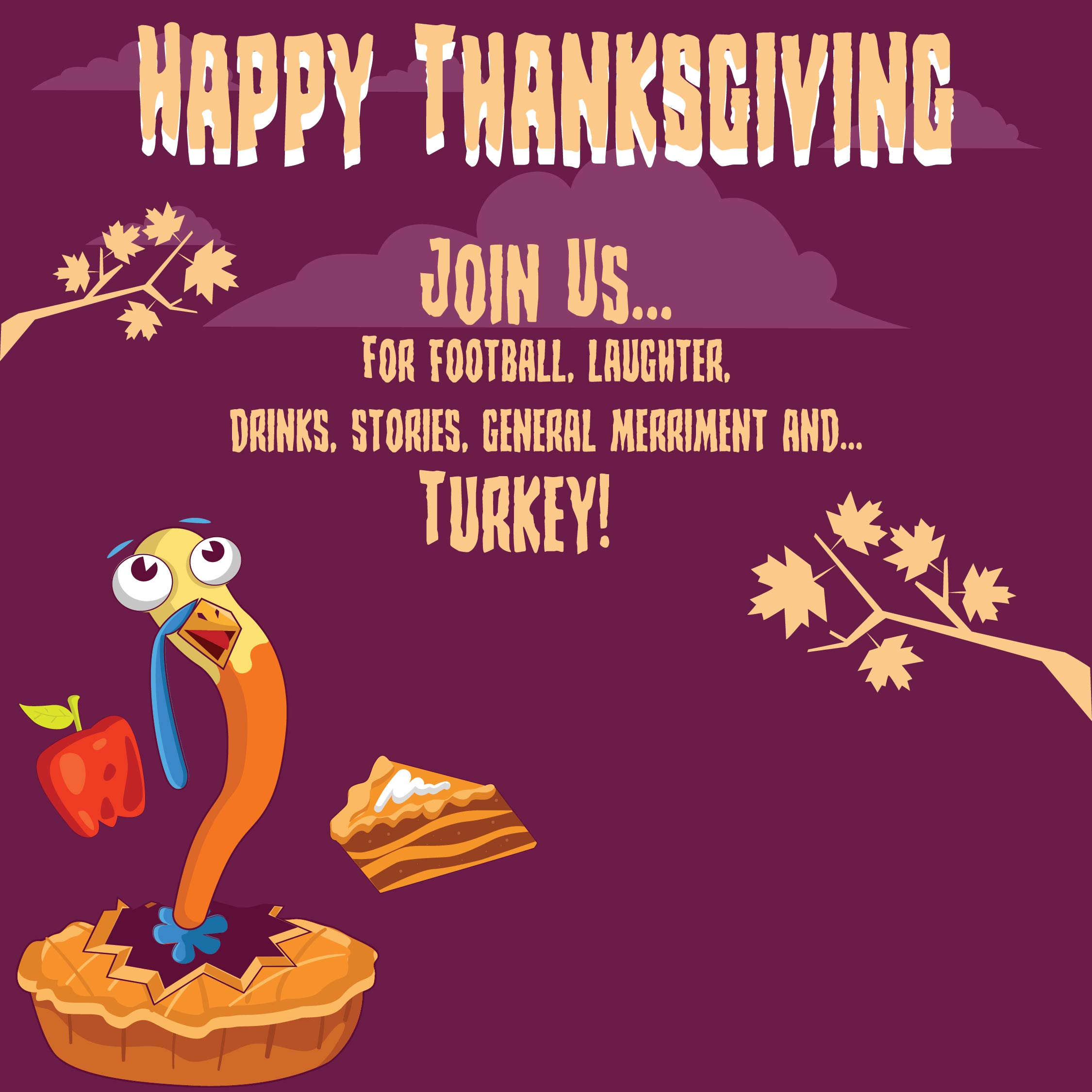 Free Printable Thanksgiving Invitation Template