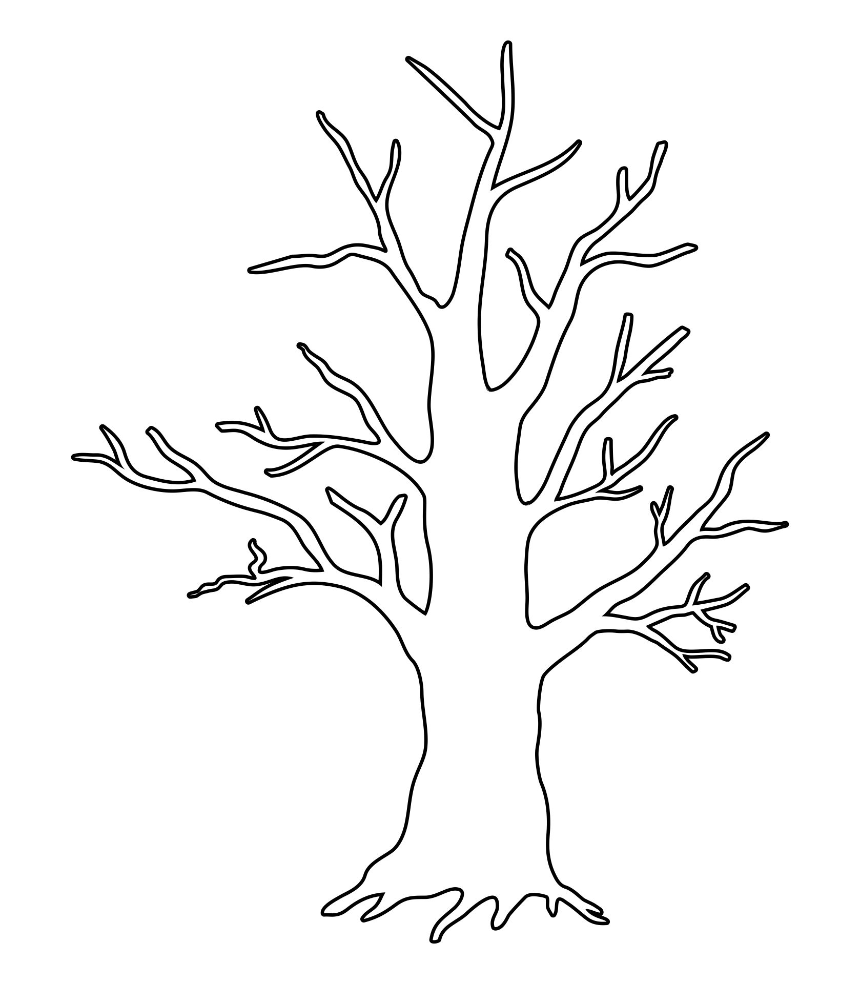 7 Best Images Of Fall Printable Tree Templates Printable Tree 