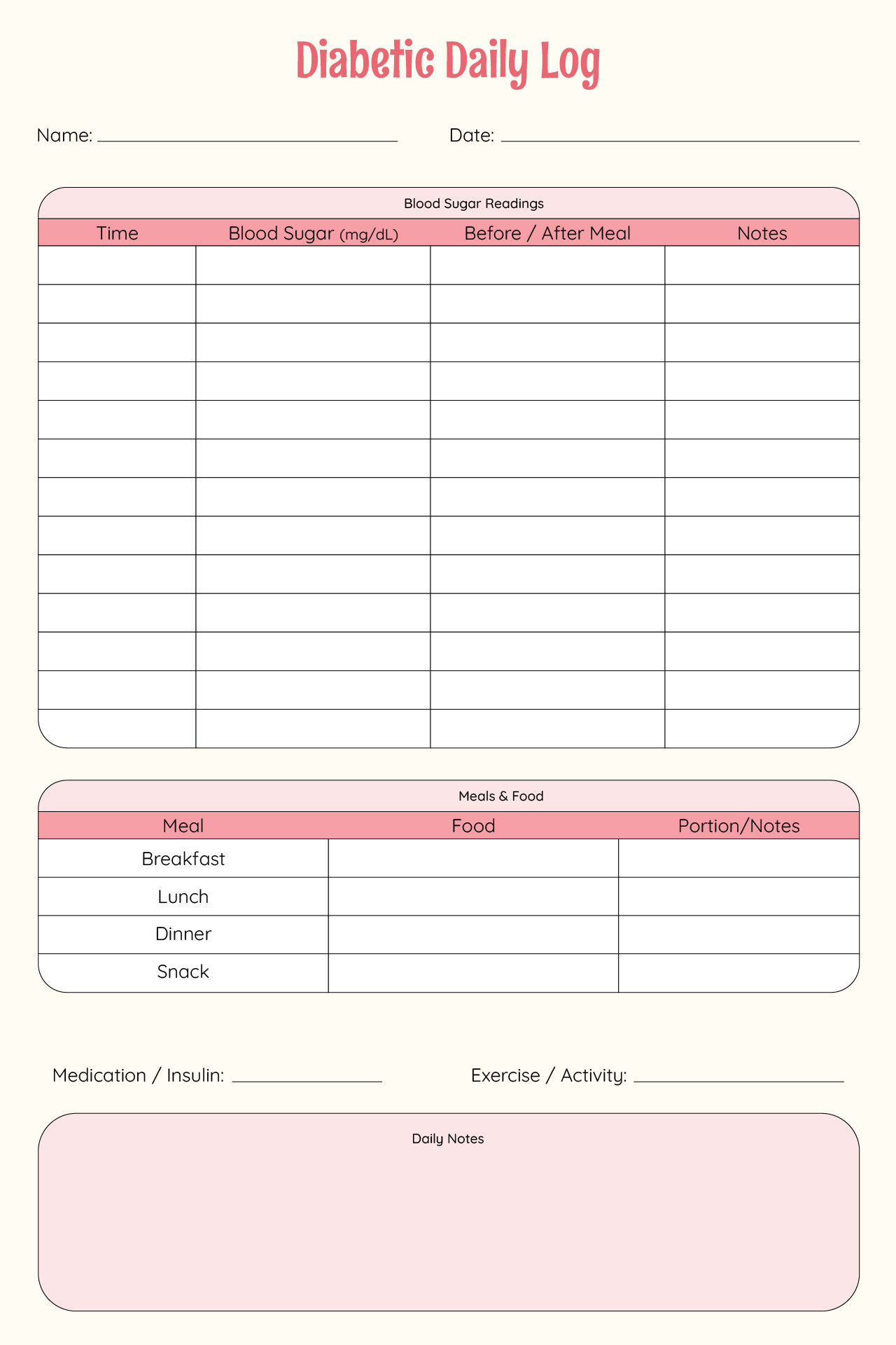 7 Best Images Of Diabetic Food Log Printable Printable Diabetic Food 7 Best Images Of Diabetic Food Log Printable Printable Diabetic Food