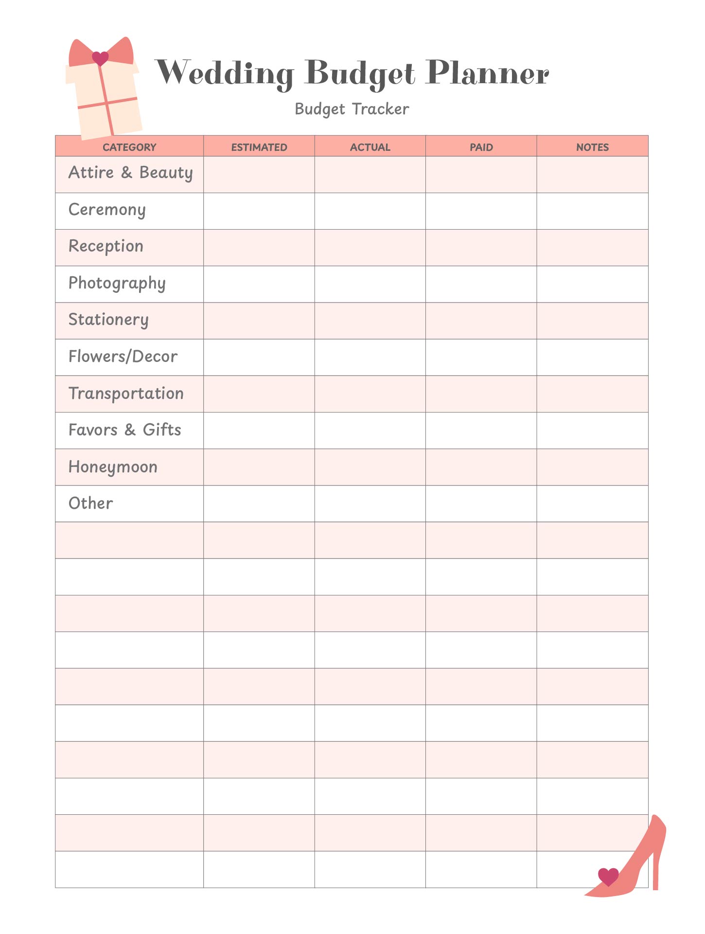 9 Best Images Of Wedding Planning Printables Printable Wedding 