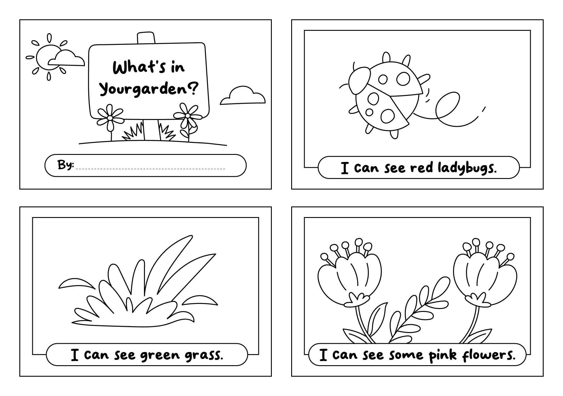 4 Best Images Of Printable Preschool Sight Word Books Kindergarten 4 Best Images Of Printable Preschool Sight Word Books Kindergarten