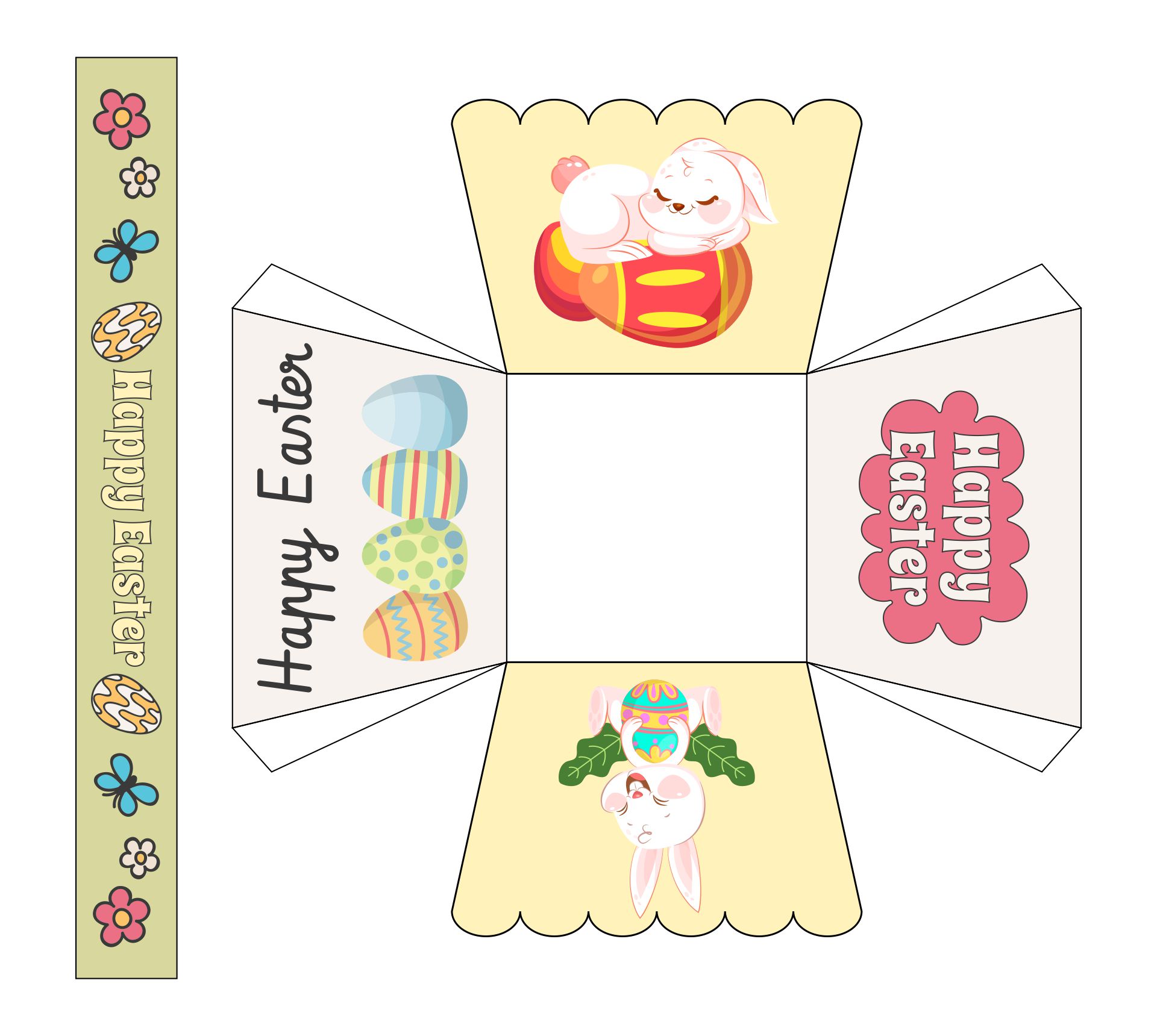 5 Best Images Of Easter Egg Basket Template Printable Easter Egg 