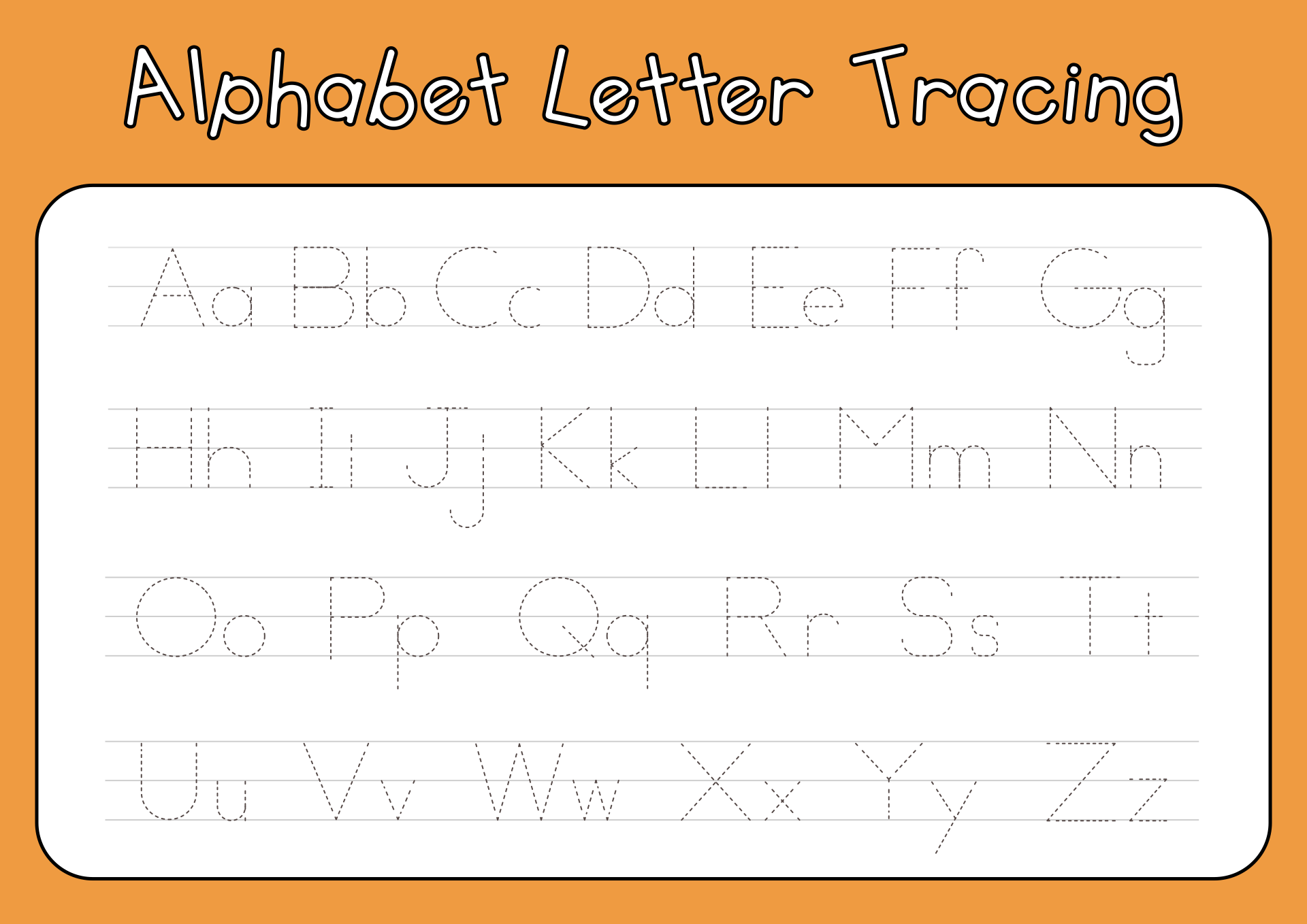 7 Best Images Of Free Printable Tracing Letters Preschool Worksheets 
