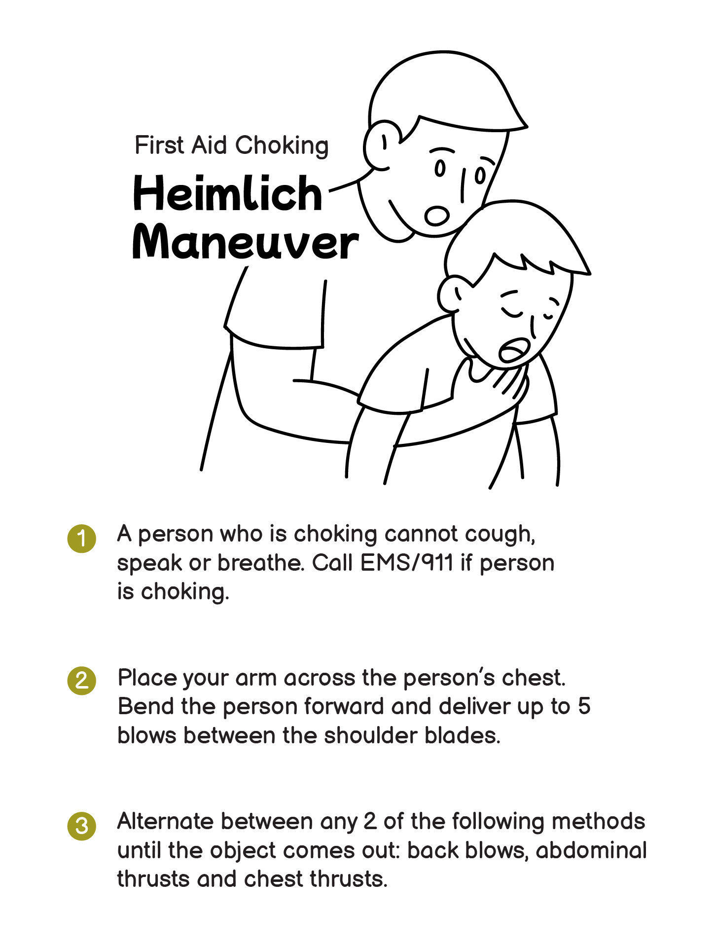 Choking Poster Free Printable Printable Templates
