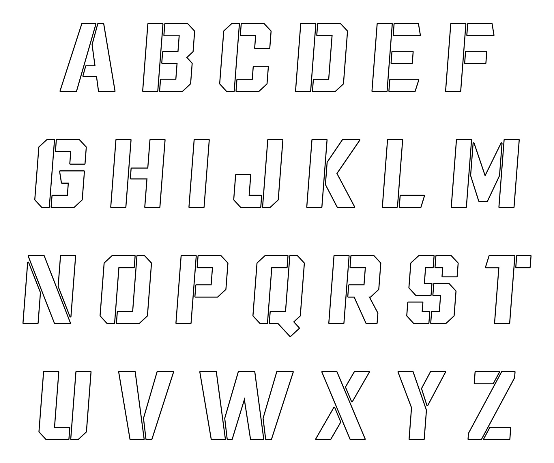 8 Best Images Of Free Printable Cut Out Letters Free Cut Out Letters 