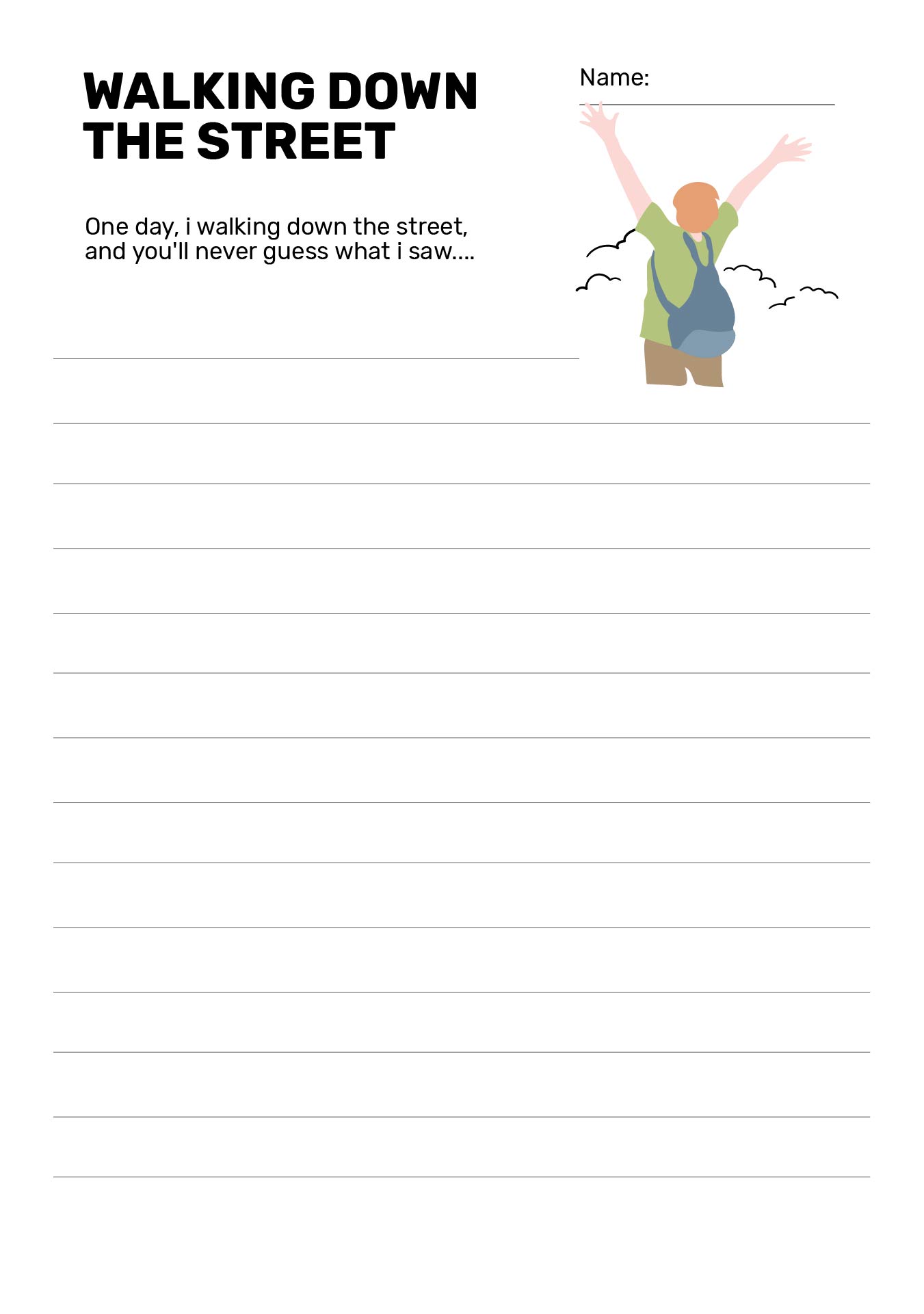 Writing Worksheet 4th Grade Writing Worksheet 4th Grade