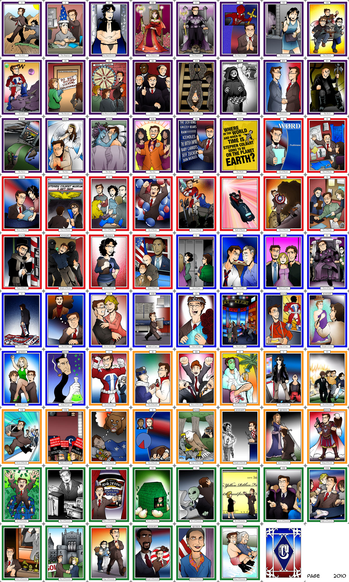8 Best Images Of Color Yourself Tarot Cards Printable Tarot Card 