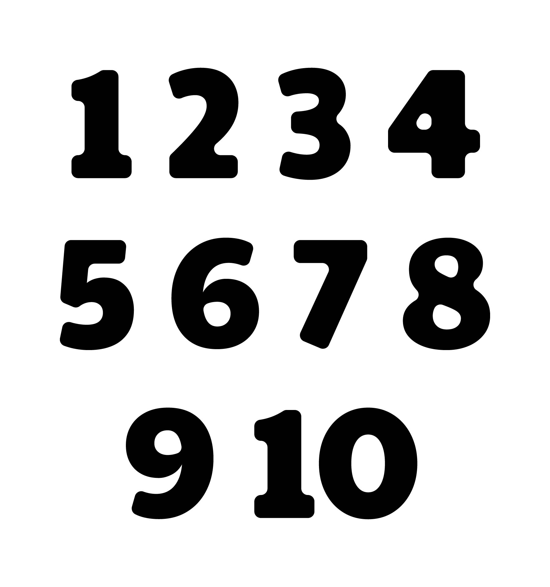Number Blocks Printable Printable World Holiday
