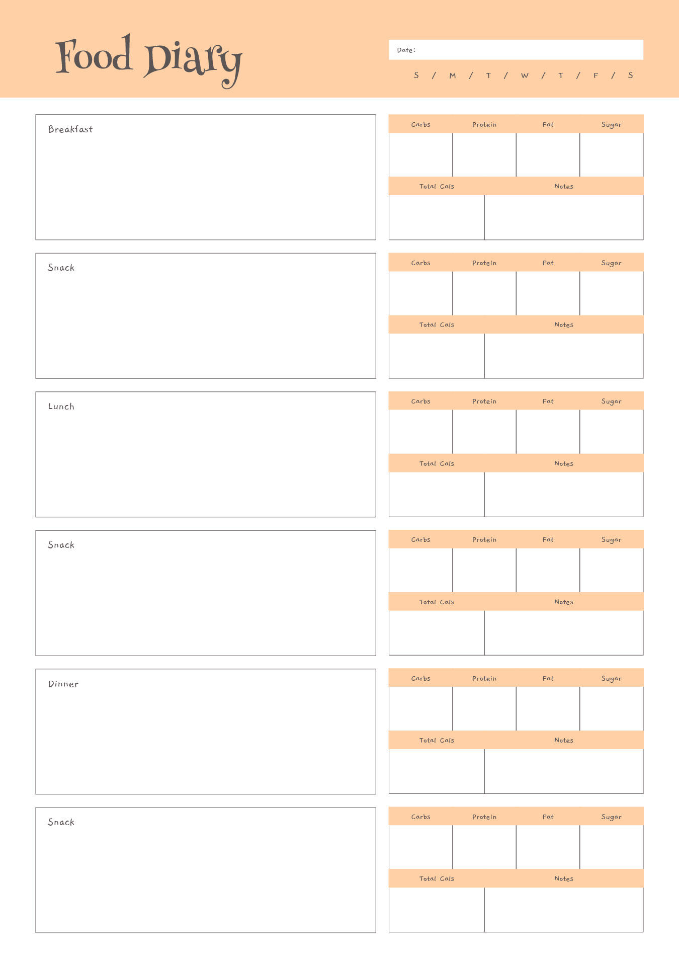 Weight Loss Journal Template Free Pdf Weight Loss Journal Template Free Pdf