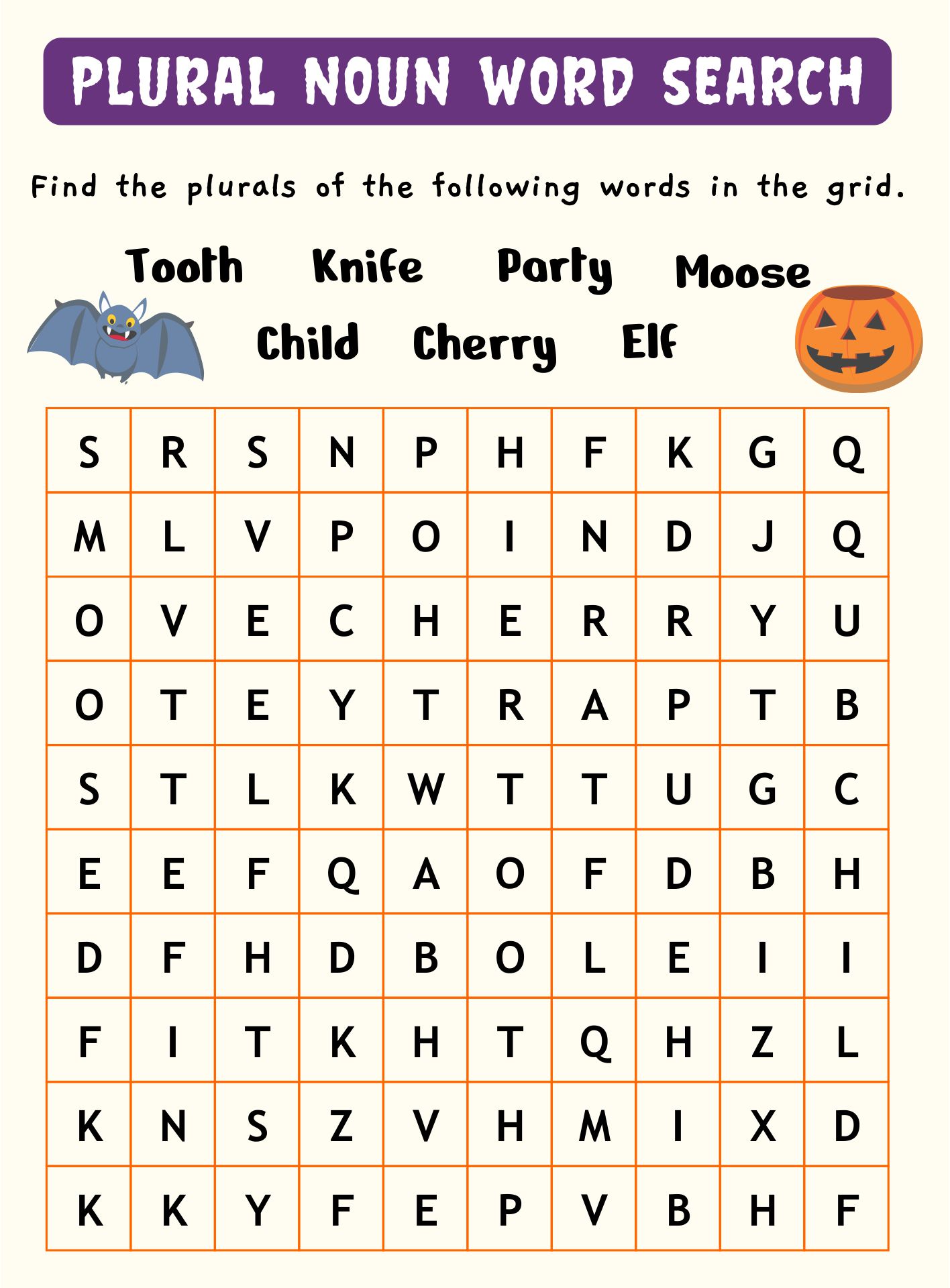 4 Best Images Of Nouns Word Search Puzzles Printable Animals Crossword Puzzle For Studying 