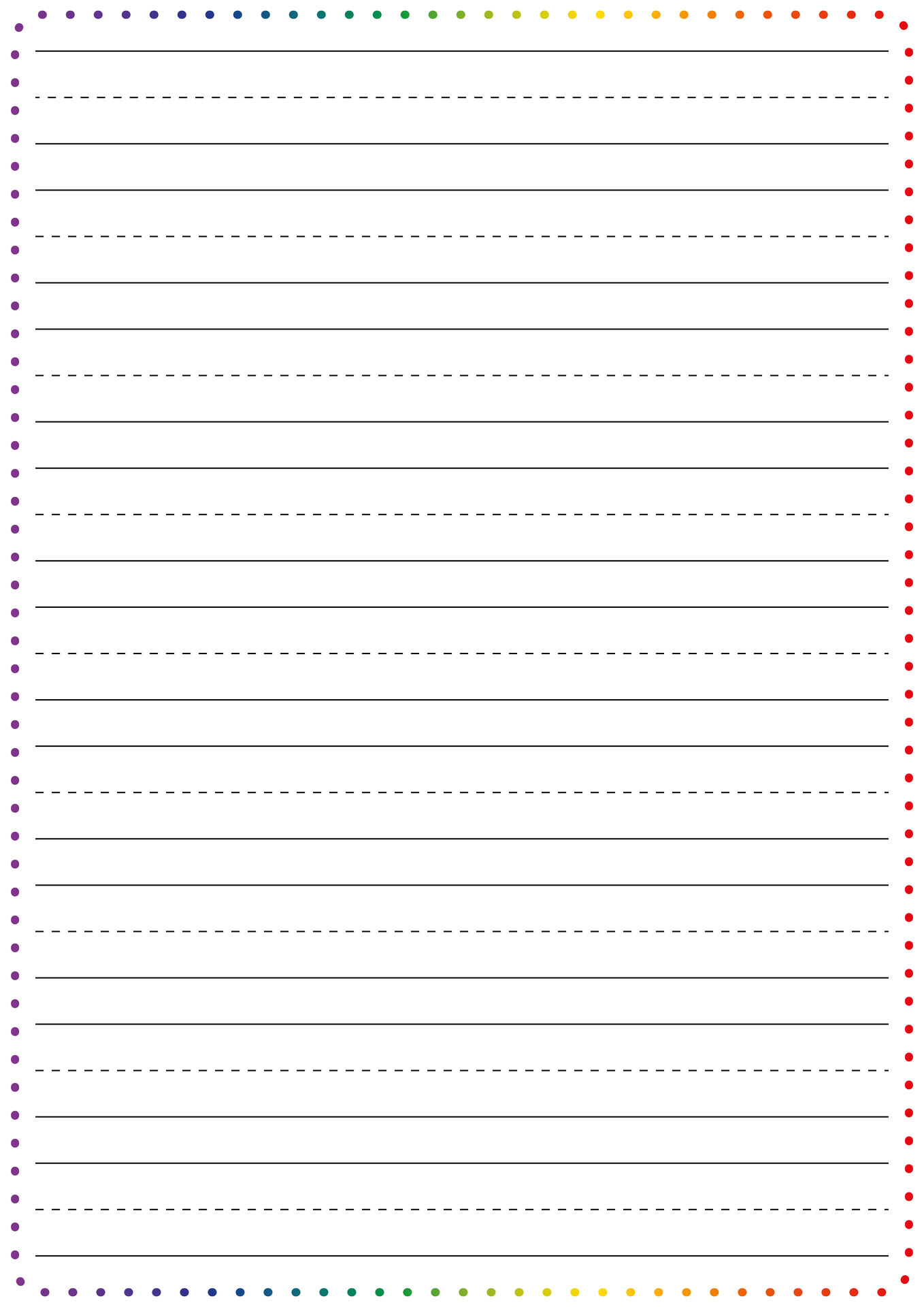 6 Best Images Of Free Printable Lined Writing Paper Template 