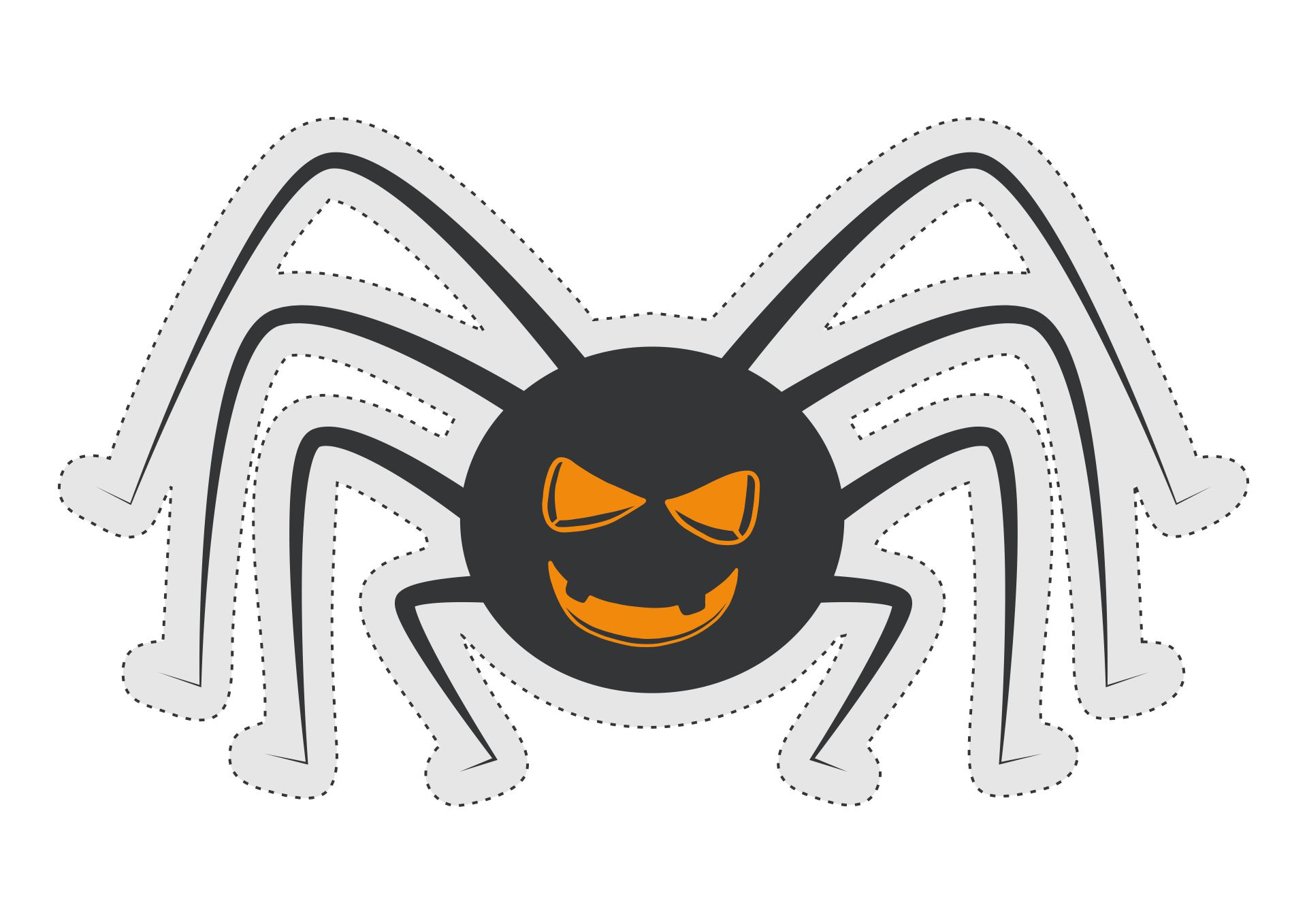 Free Printable Spider Template Printable Templates Free