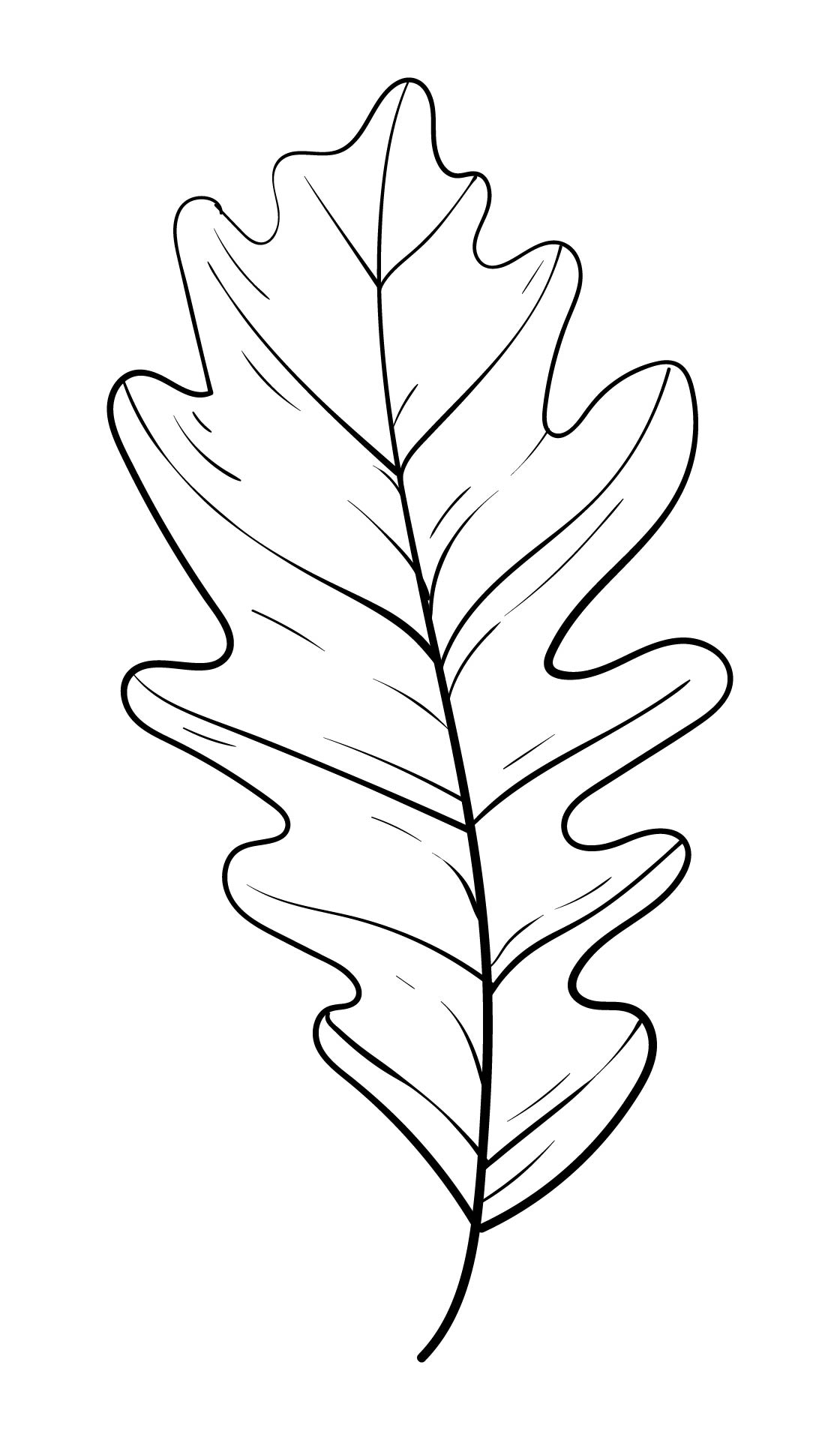 Free Printable Oak Leaf Template Printable Templates