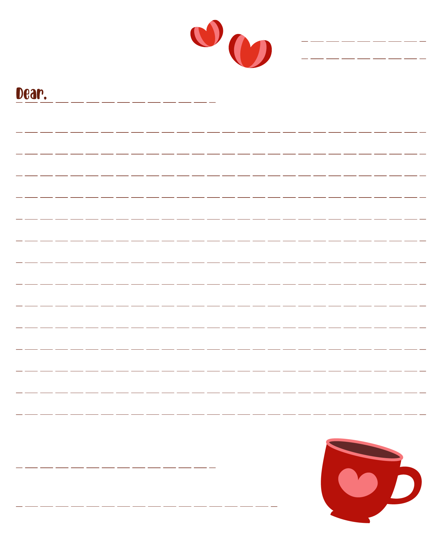 Blank Letter Template Letter Writing Template Letter Templates