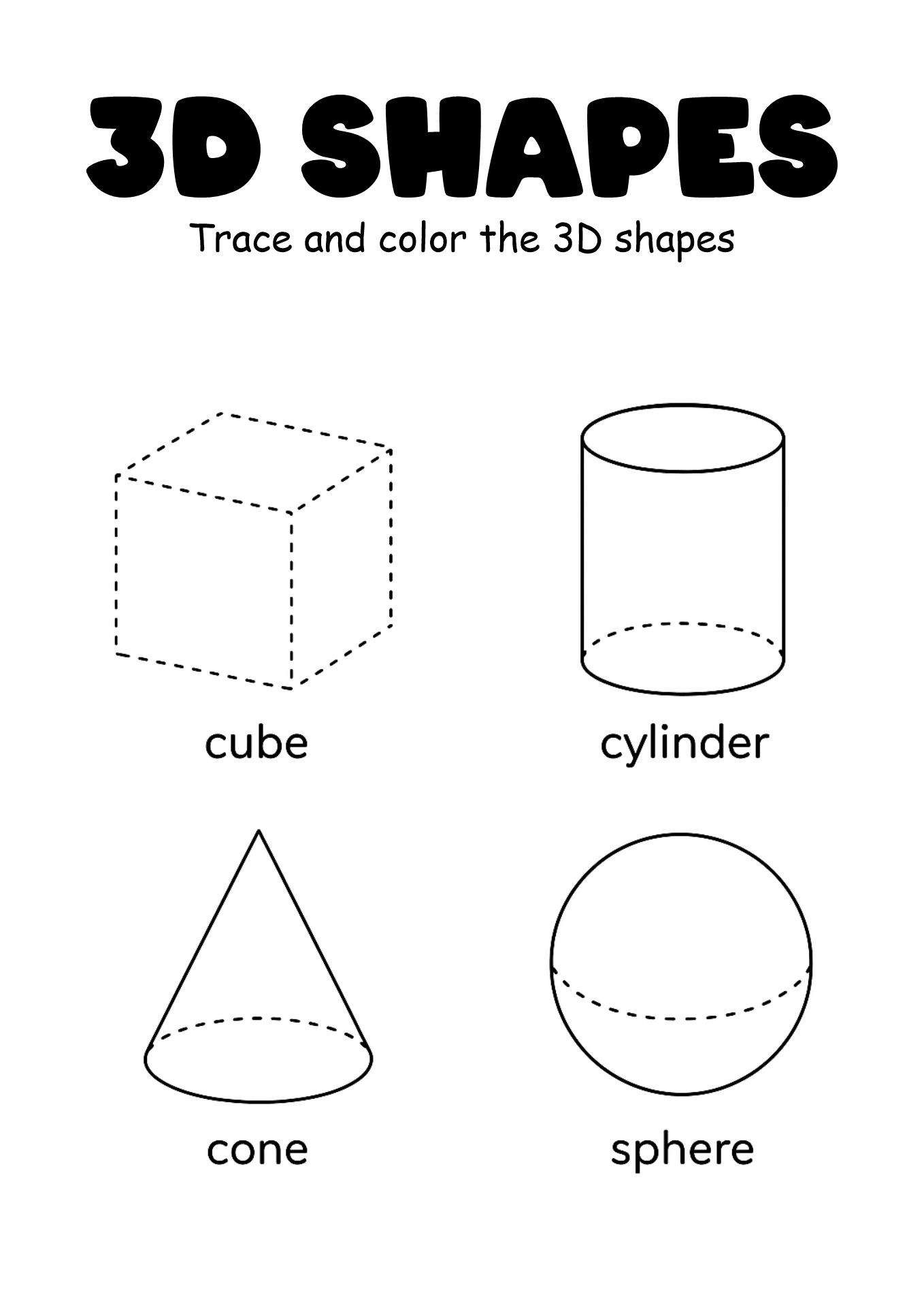 5 Best Images Of Printable 3D Shapes Kindergarten 3D Shapes 5 Best Images Of Printable 3D Shapes Kindergarten 3D Shapes