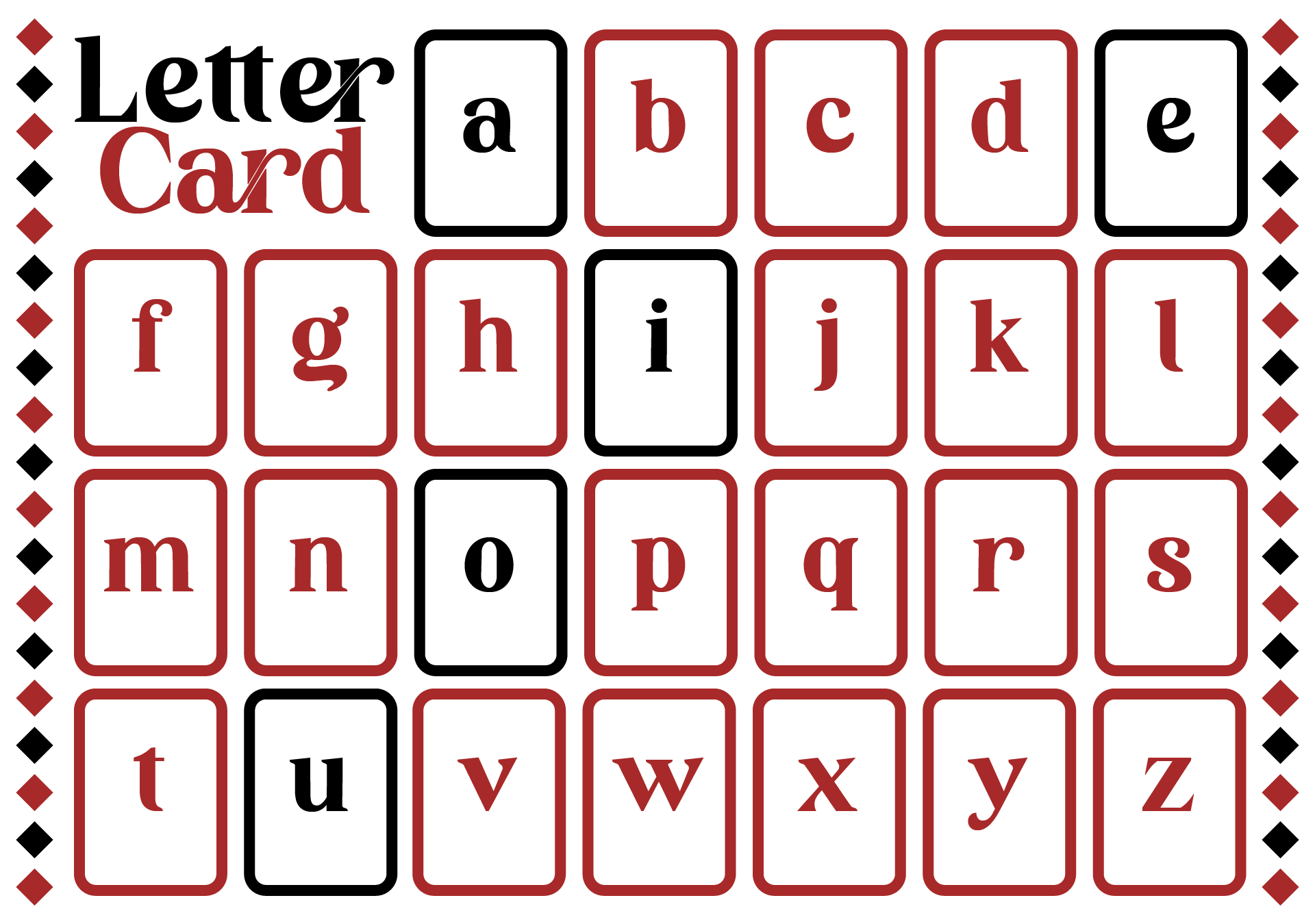 Free Printable Lowercase Alphabet Letter Tiles Printable Word Searches