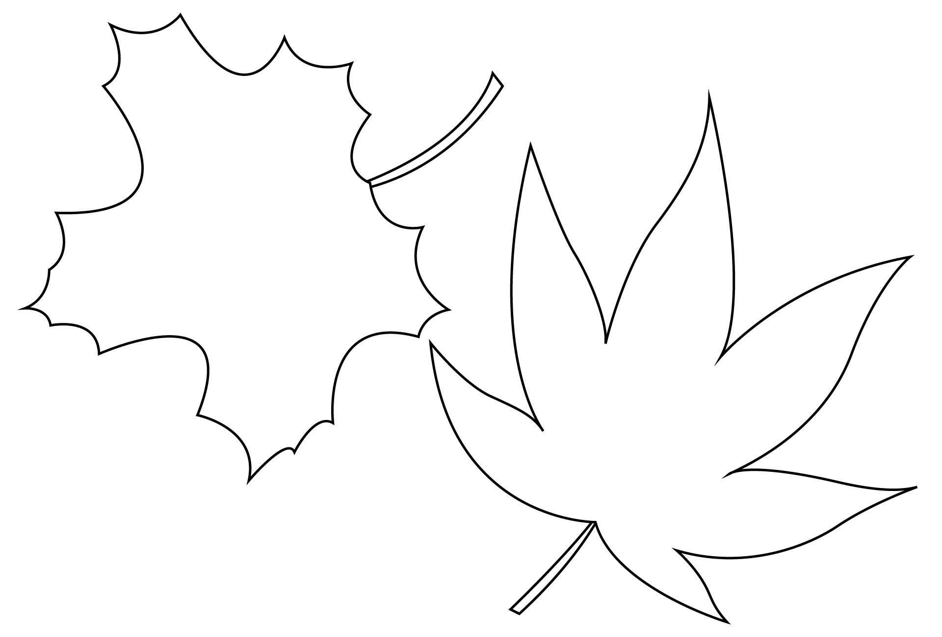 Free Printable Autumn Leaves Template Printable Templates