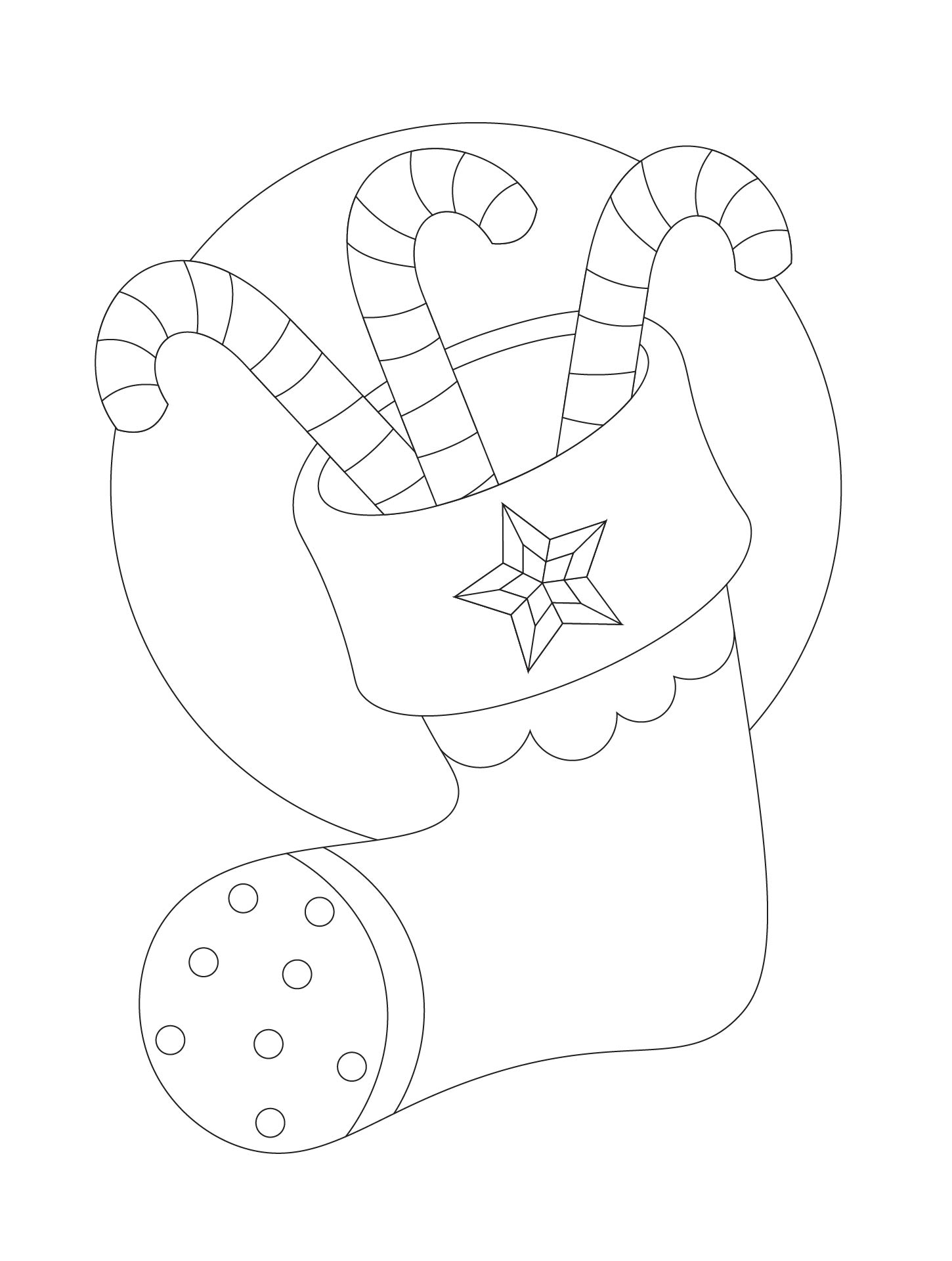 Stuffed Stockings Coloring Pages Learny Kids