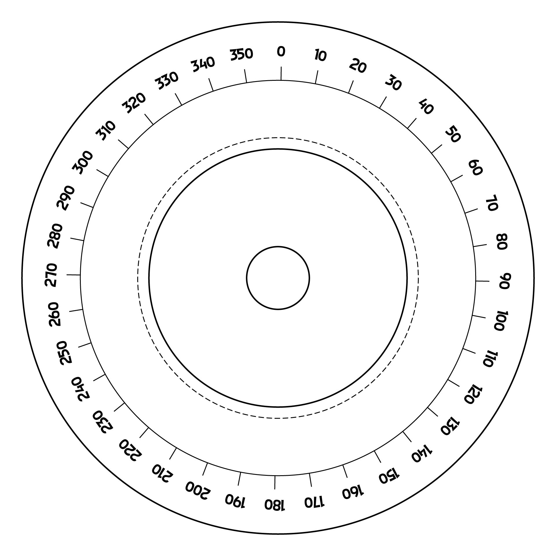 5 Best Images Of Printable 360 Degree Chart 360 Degree Circle