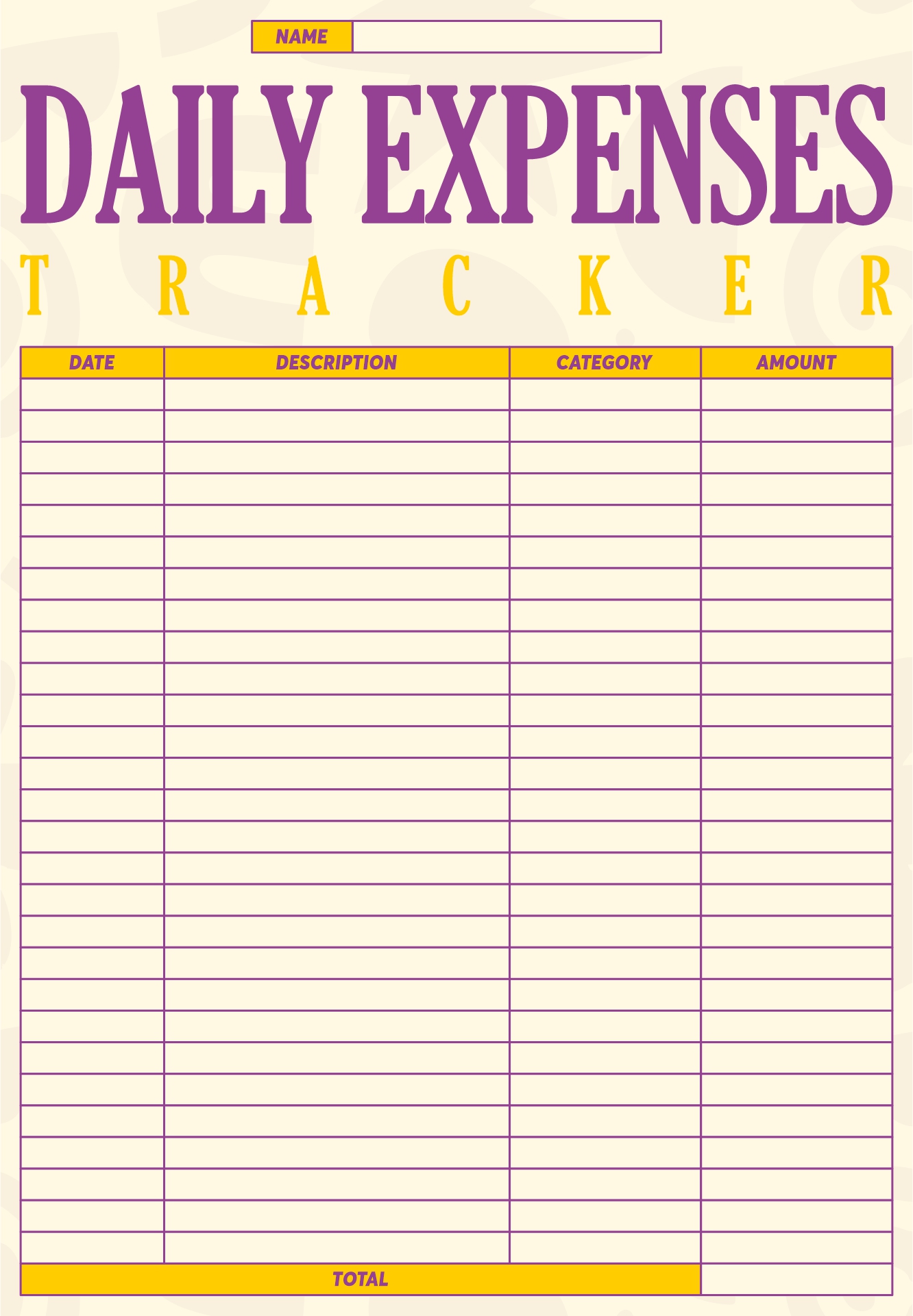 8 Best Images Of Printable Expense Log Daily Spending Log Printable