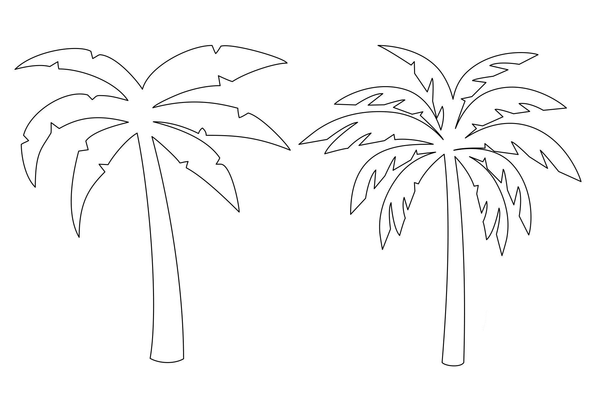 5 Best Images Of Palm Tree Stencil Printable Palm Tree Stencils Free 
