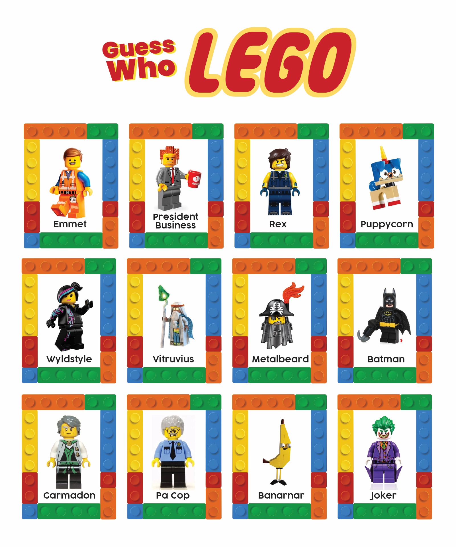 8 Best Images Of Guess Who Game Font Printables Guess Who Game Cards Printable Guess How Many 