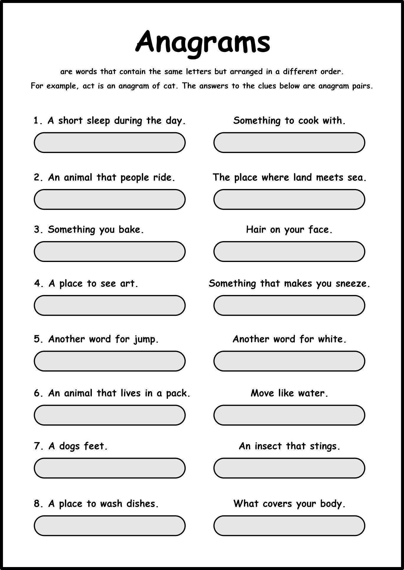 Printable Activities For Senior Citizens
