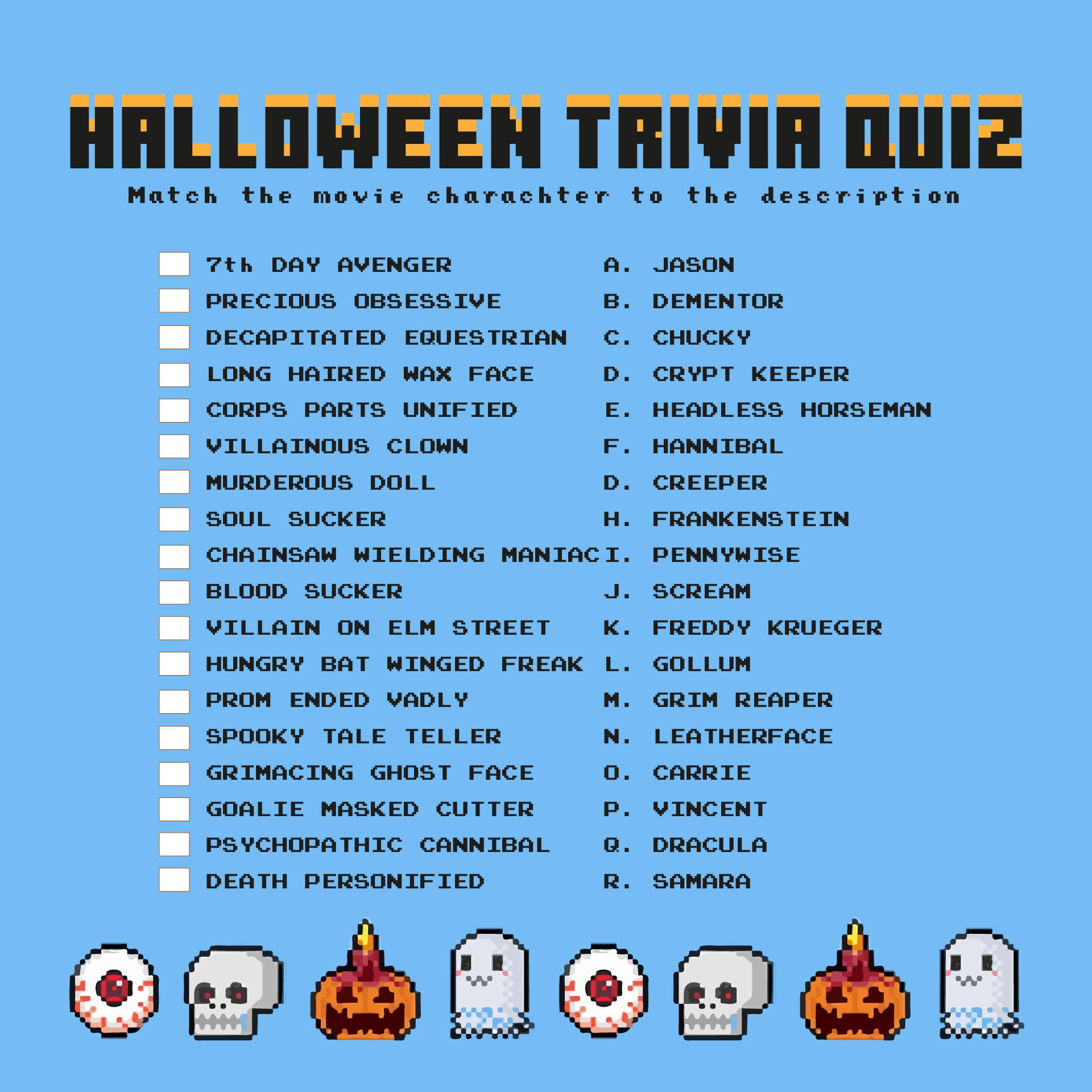 Halloween Trivia Questions And Answers Printable