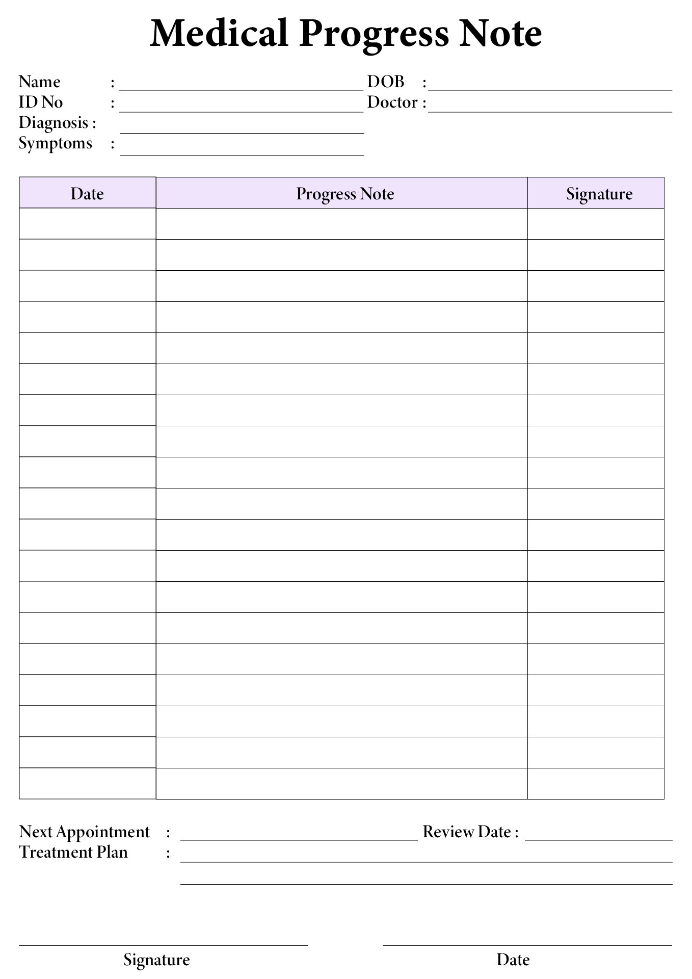 9 Best Images Of Printable Nurses Notes Template Blank Nursing 