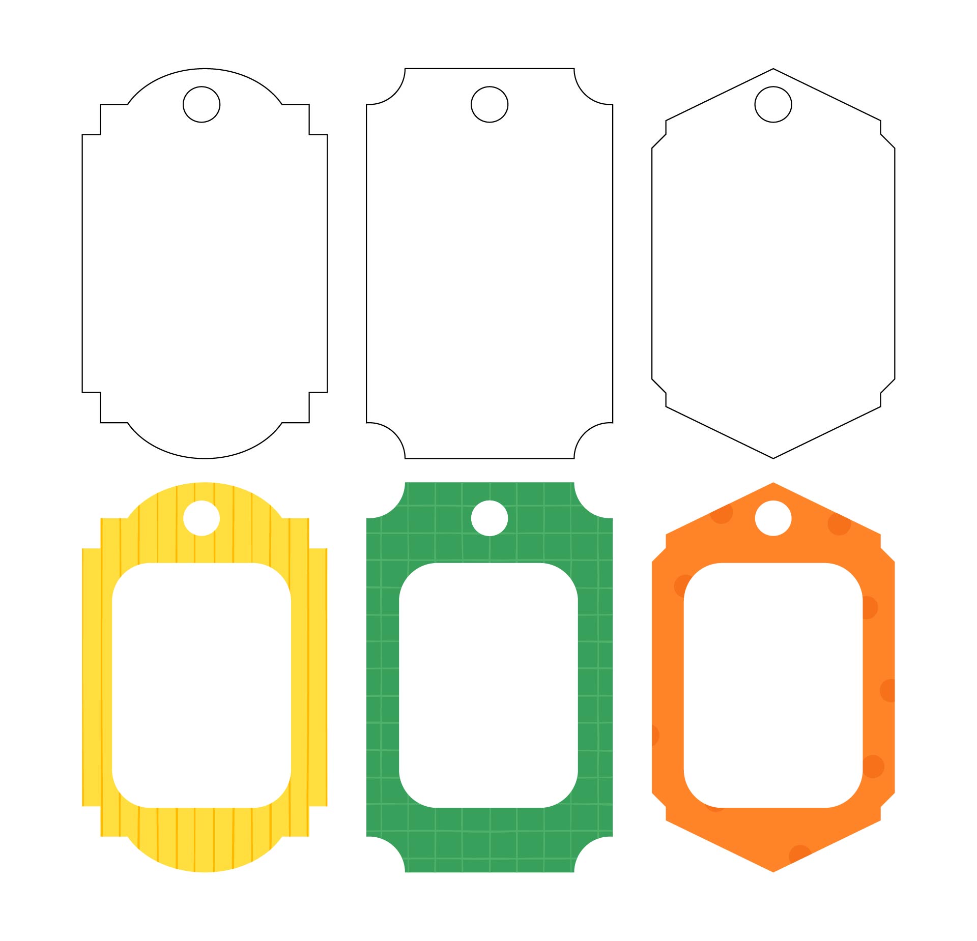 Downloadable Editable Free Printable Gift Tags Templates