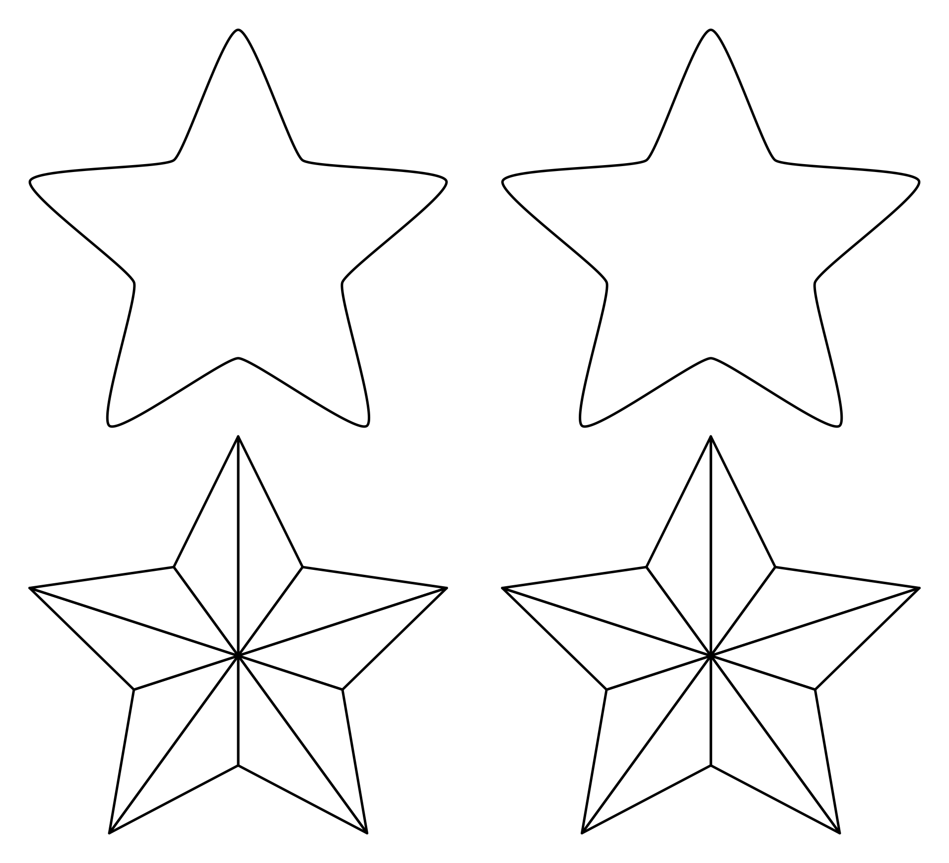 Free Printable Star Outline Free Printable Templates