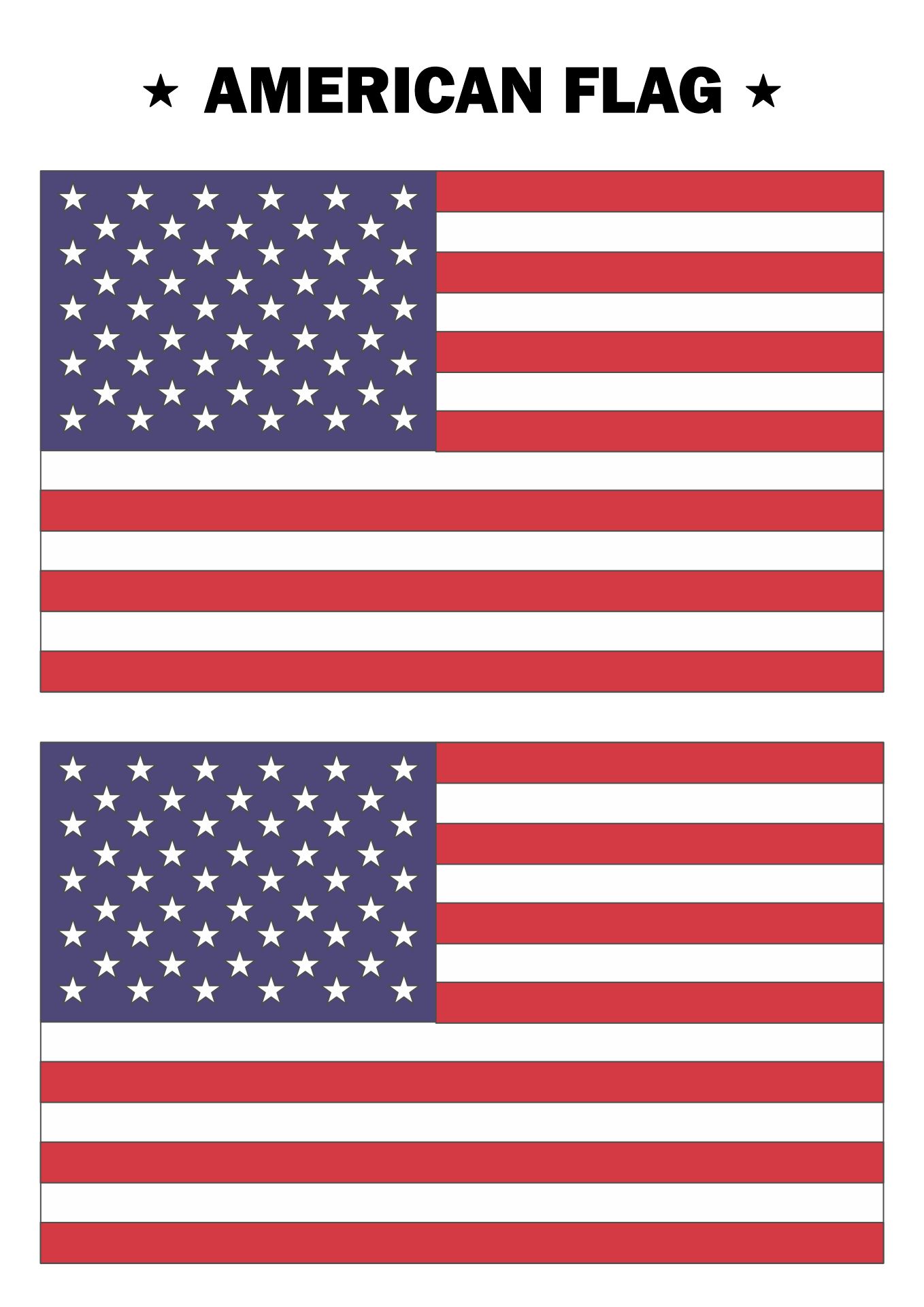 Usa Flag Printable