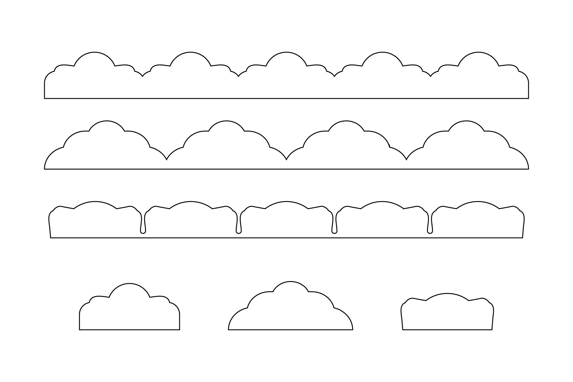 8 Best Images Of Printable Scallop Template Scalloped Circle 