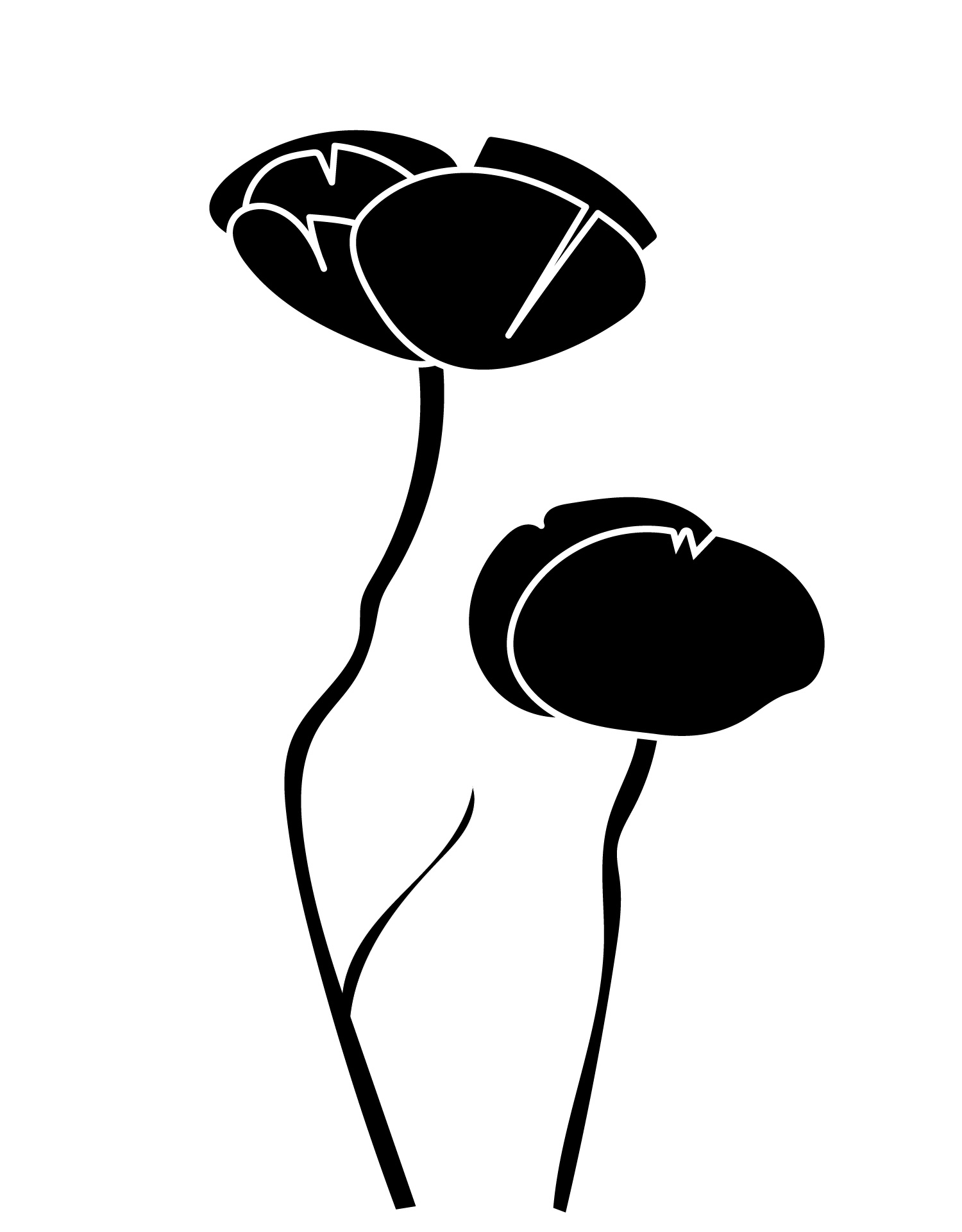 8 Best Images Of Large Flower Stencils Printable Printable Large 
