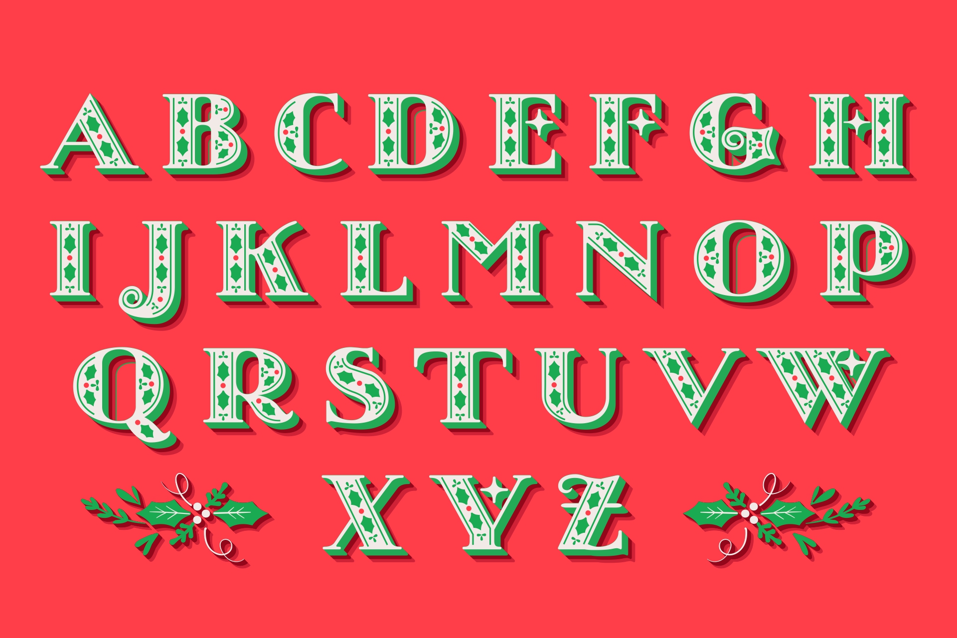 Printable Christmas Alphabet Letters Printable Word Searches