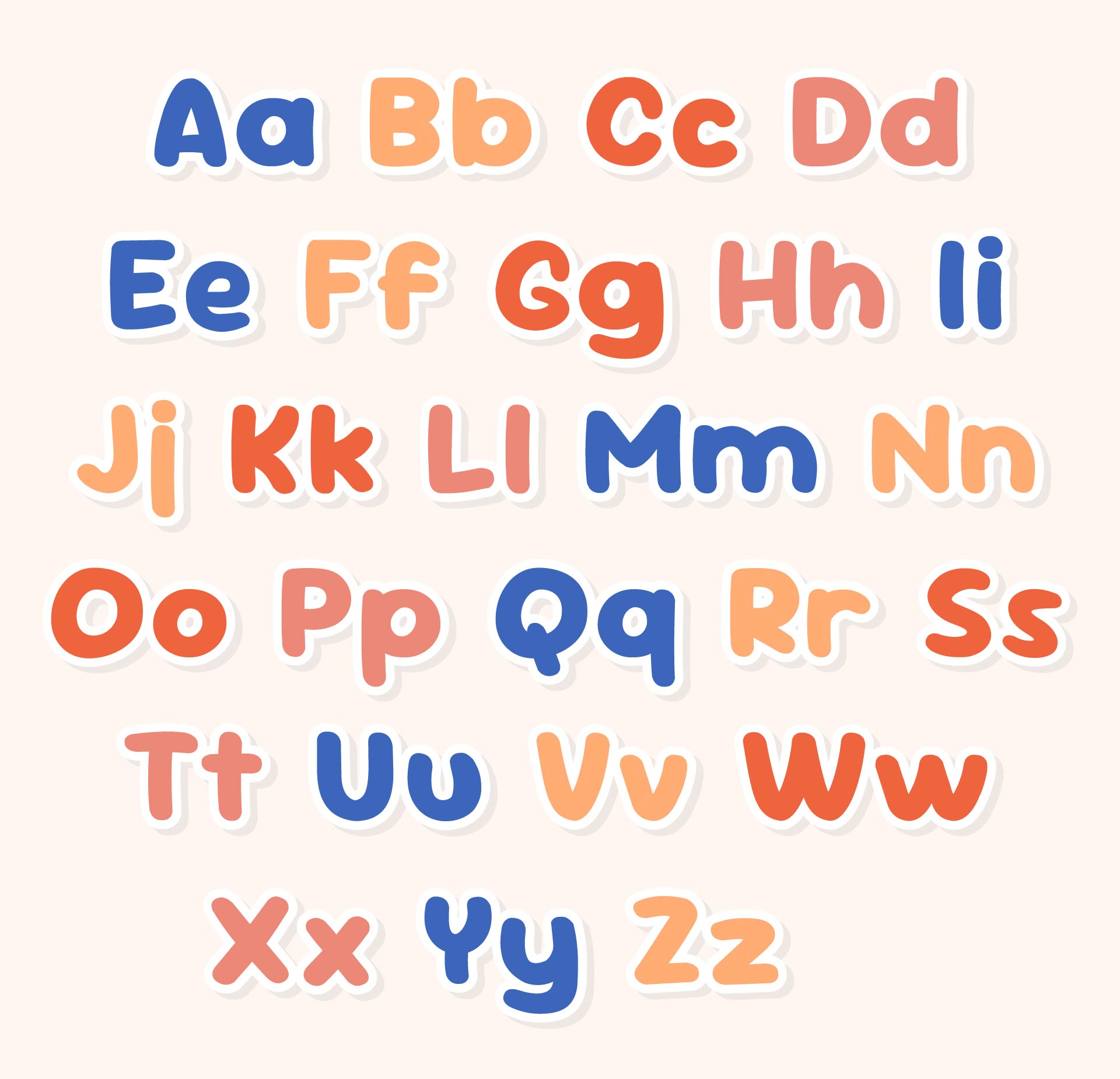 Free Printable Alphabet Chart For Preschool Printable Templates