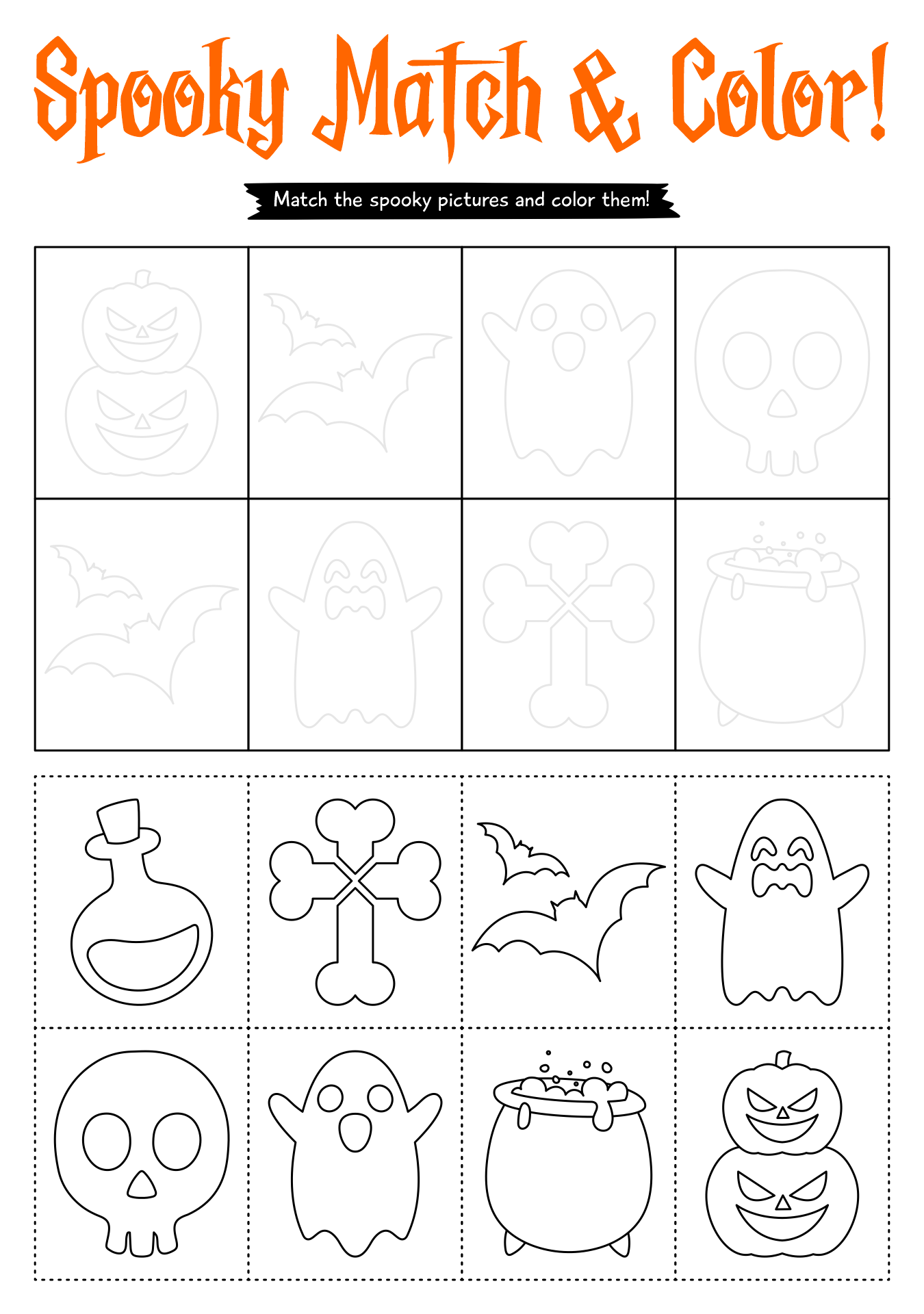 7 Best Images Of Halloween Pre K Printables Halloween Pre K