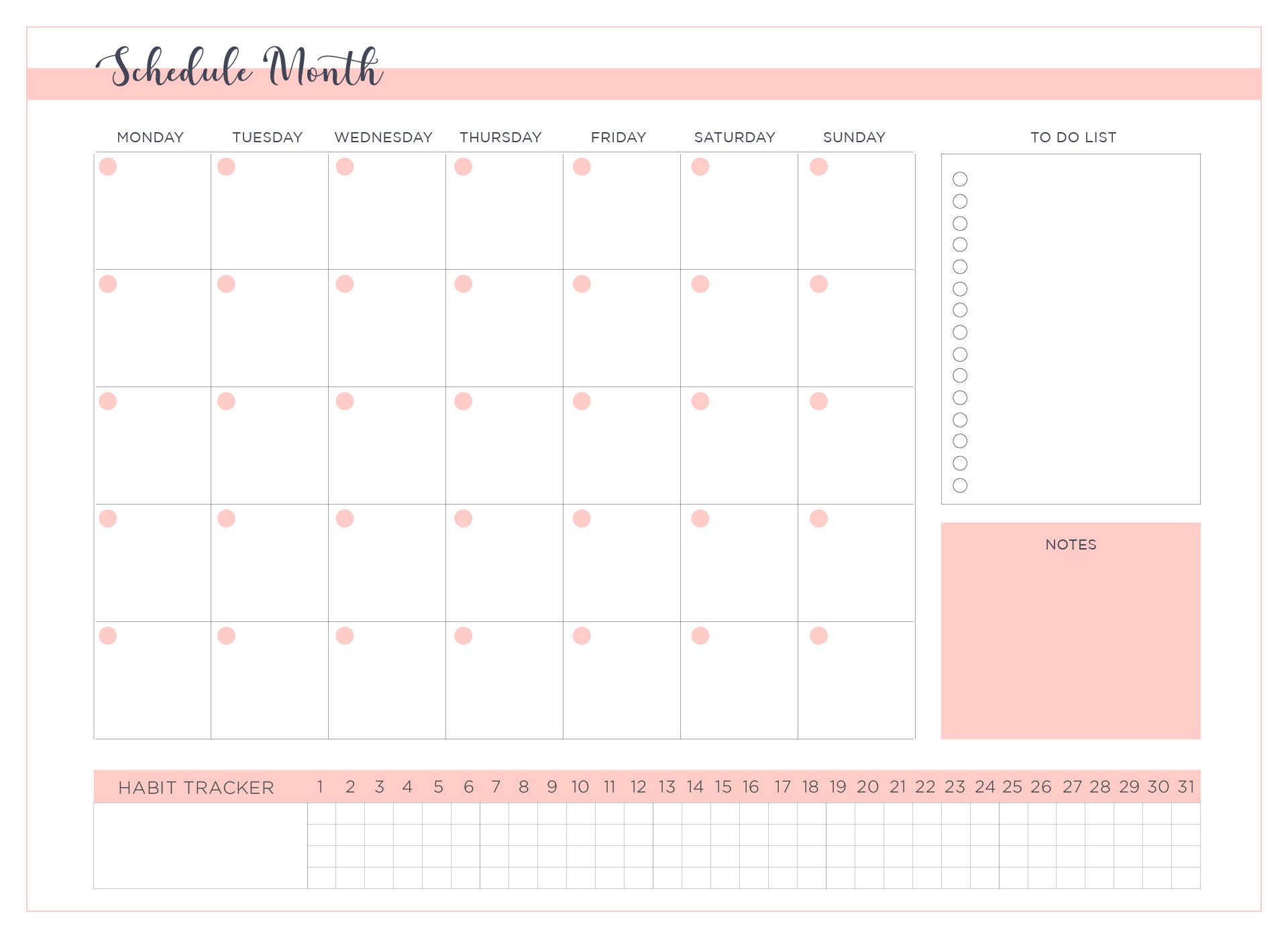 Printable Work Schedules Free DriverLayer Search Engine