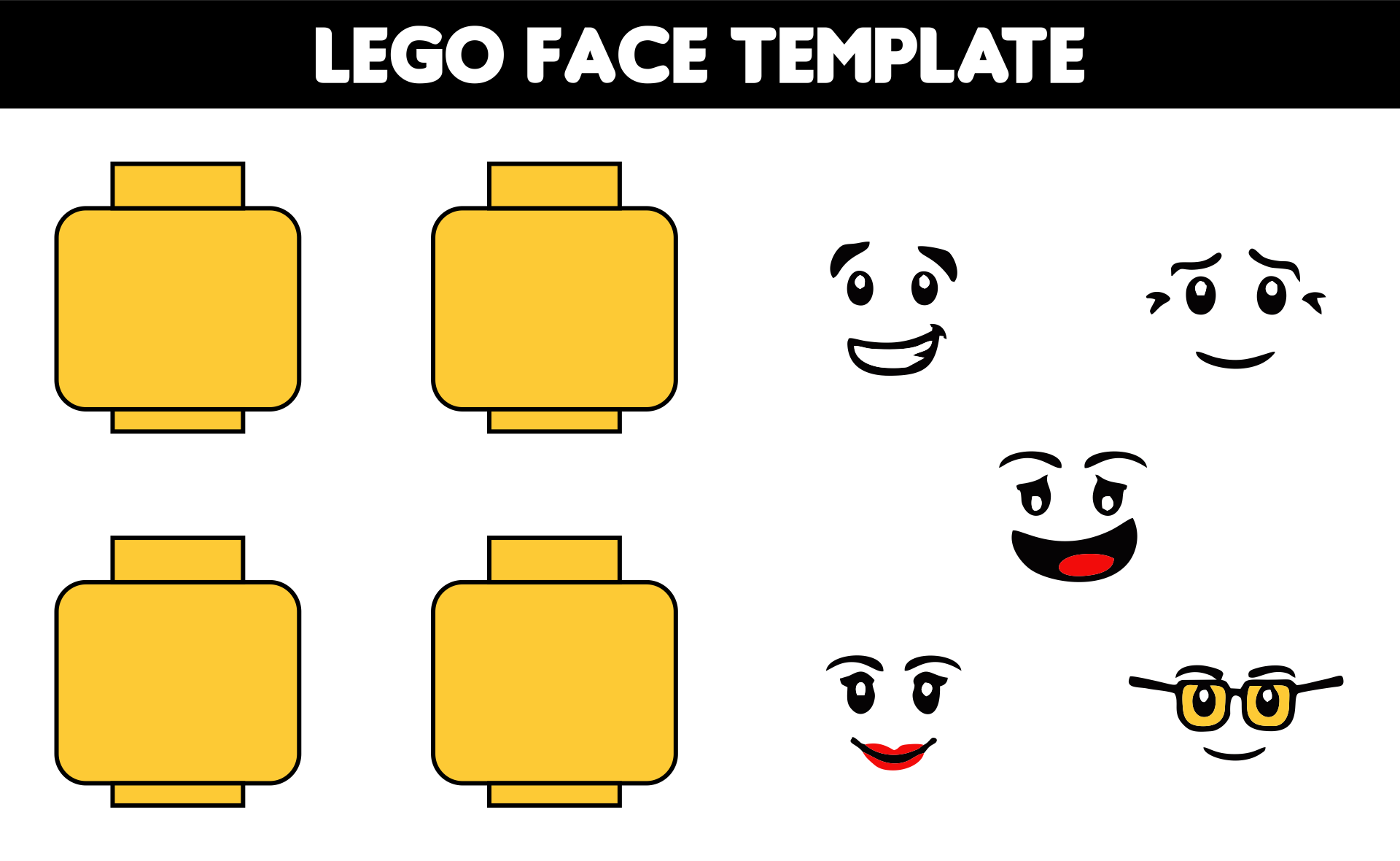 8 Best Images Of Printable Face Template Face Template Printable 