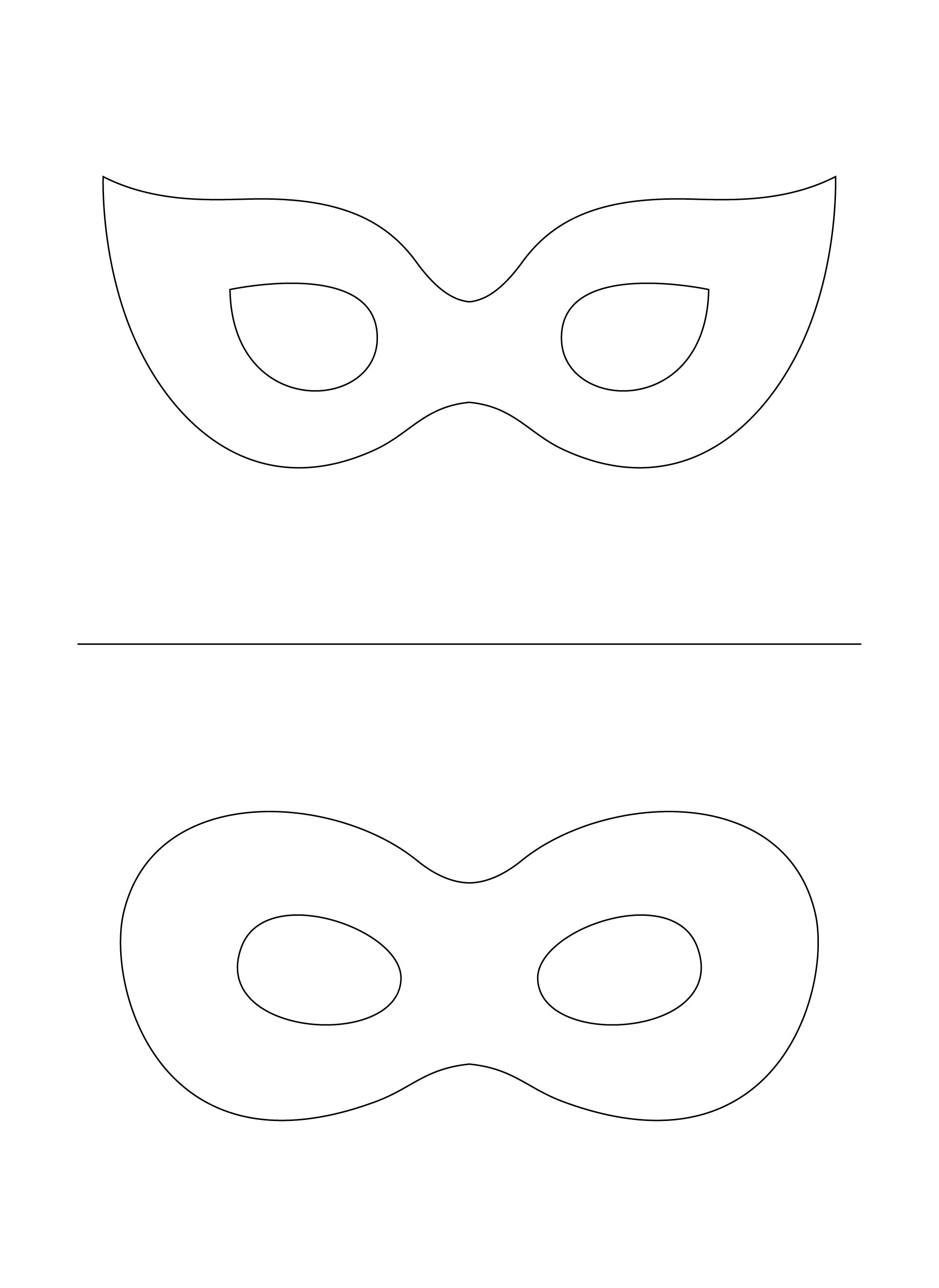 7 Best Images Of Plain Masks Templates Printables Printable Blank 