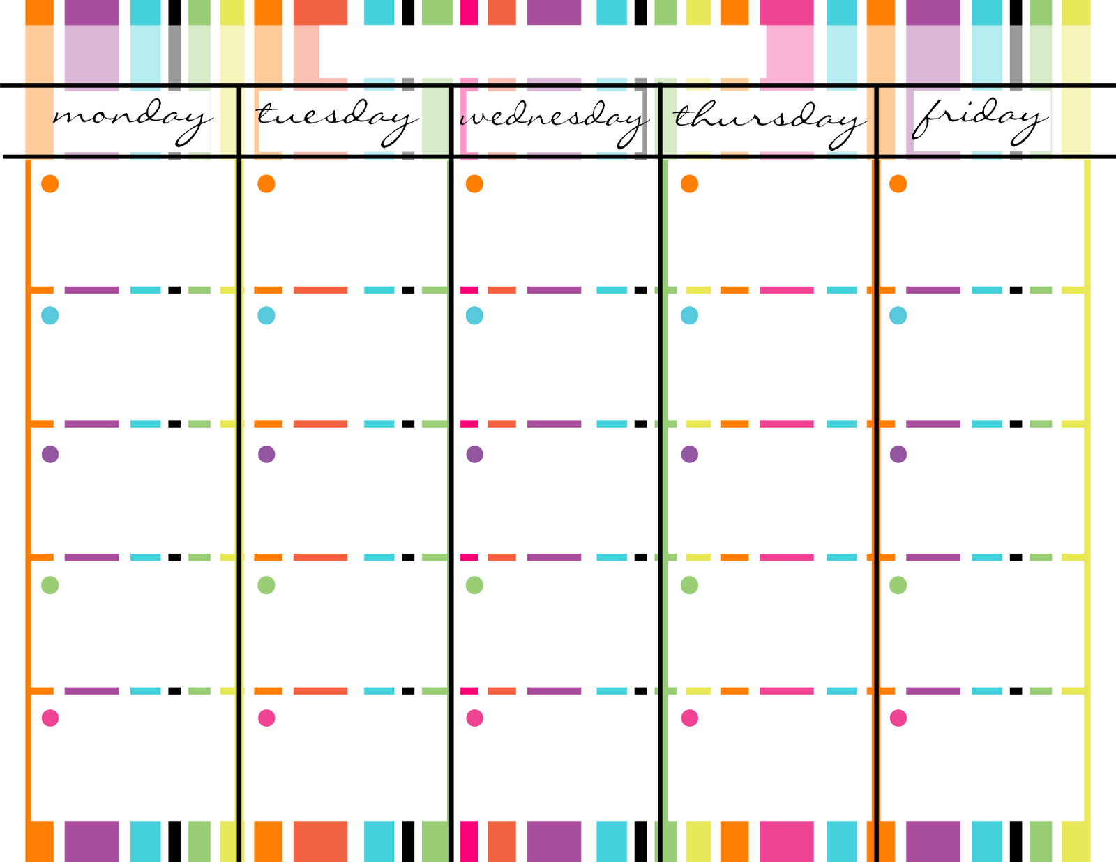 7 Best Images of Monday Through Friday Calendar Printable - Monday ... 7 Best Images of Monday Through Friday Calendar Printable - Monday ...