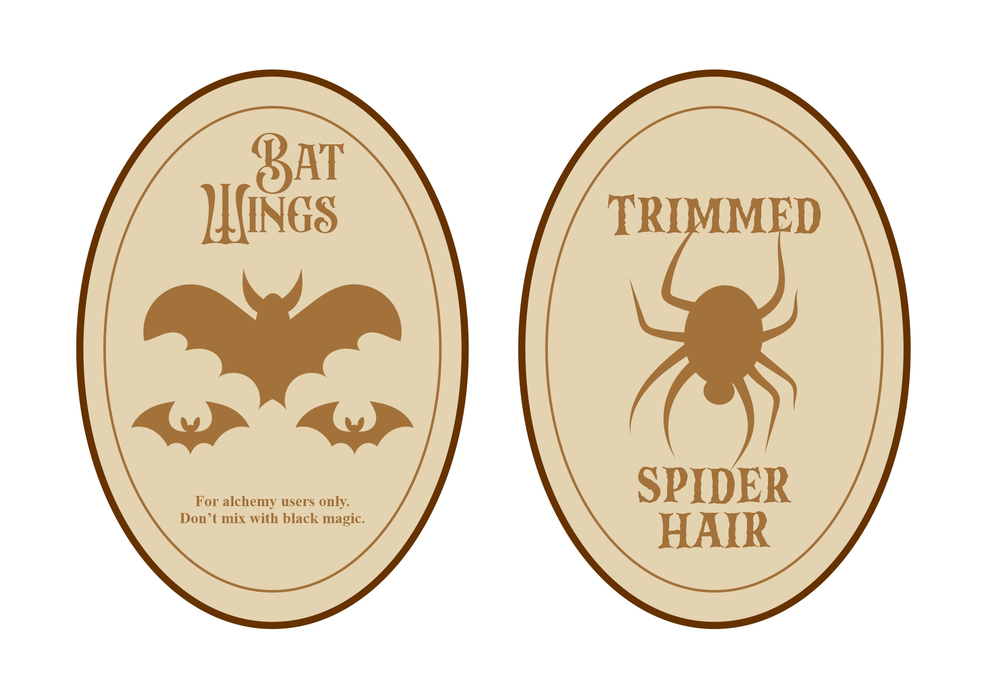 6 Best Images Of Halloween Witch Potion Bottle Label Printable 