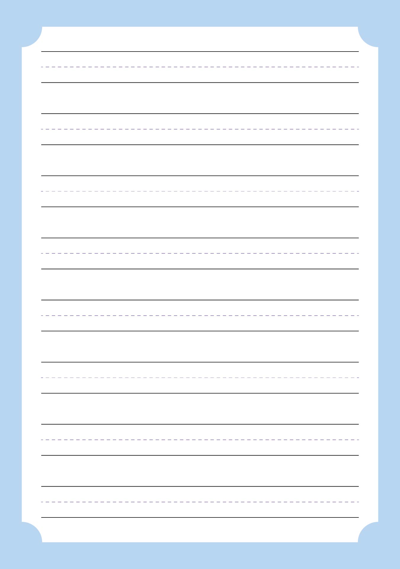 9 Best Images Of Standard Printable Lined Writing Paper Lined Writing